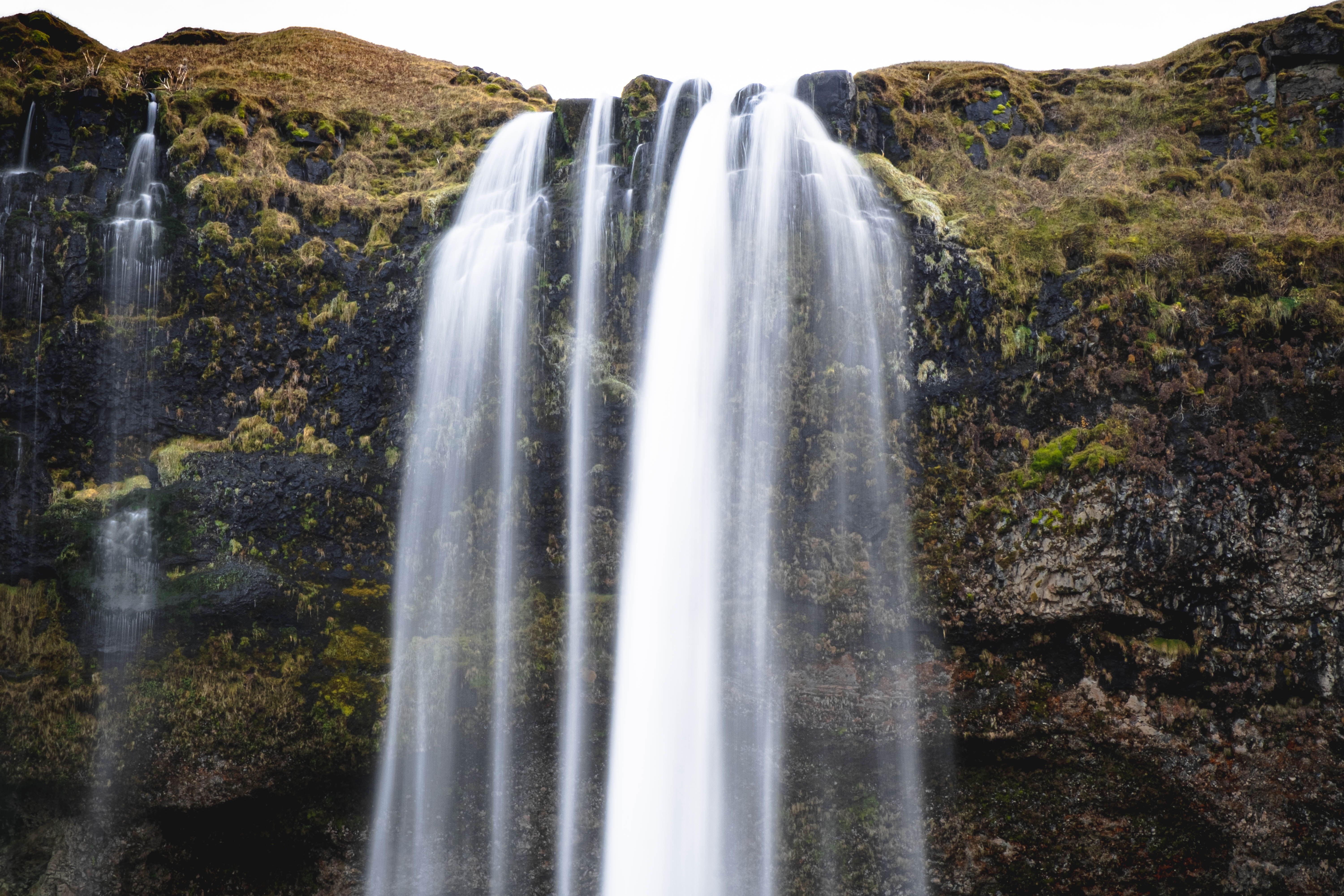 Foto de stock gratuita sobre cascada, formación de roca, larga ...