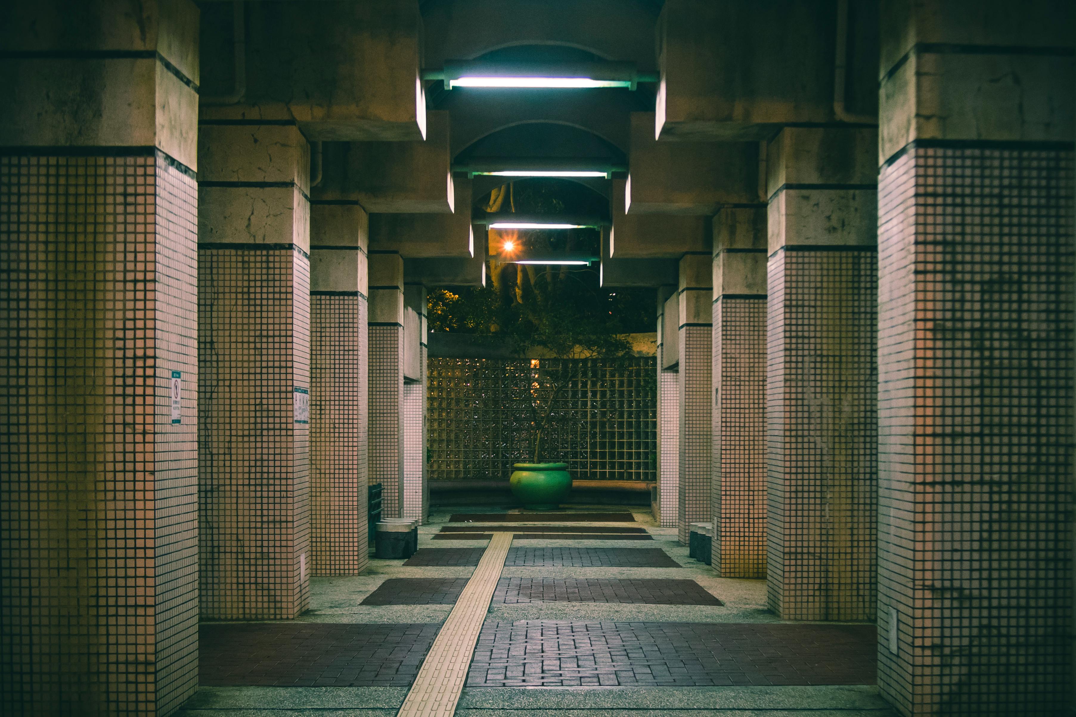Photo of Brown Concrete Hallway · Free Stock Photo