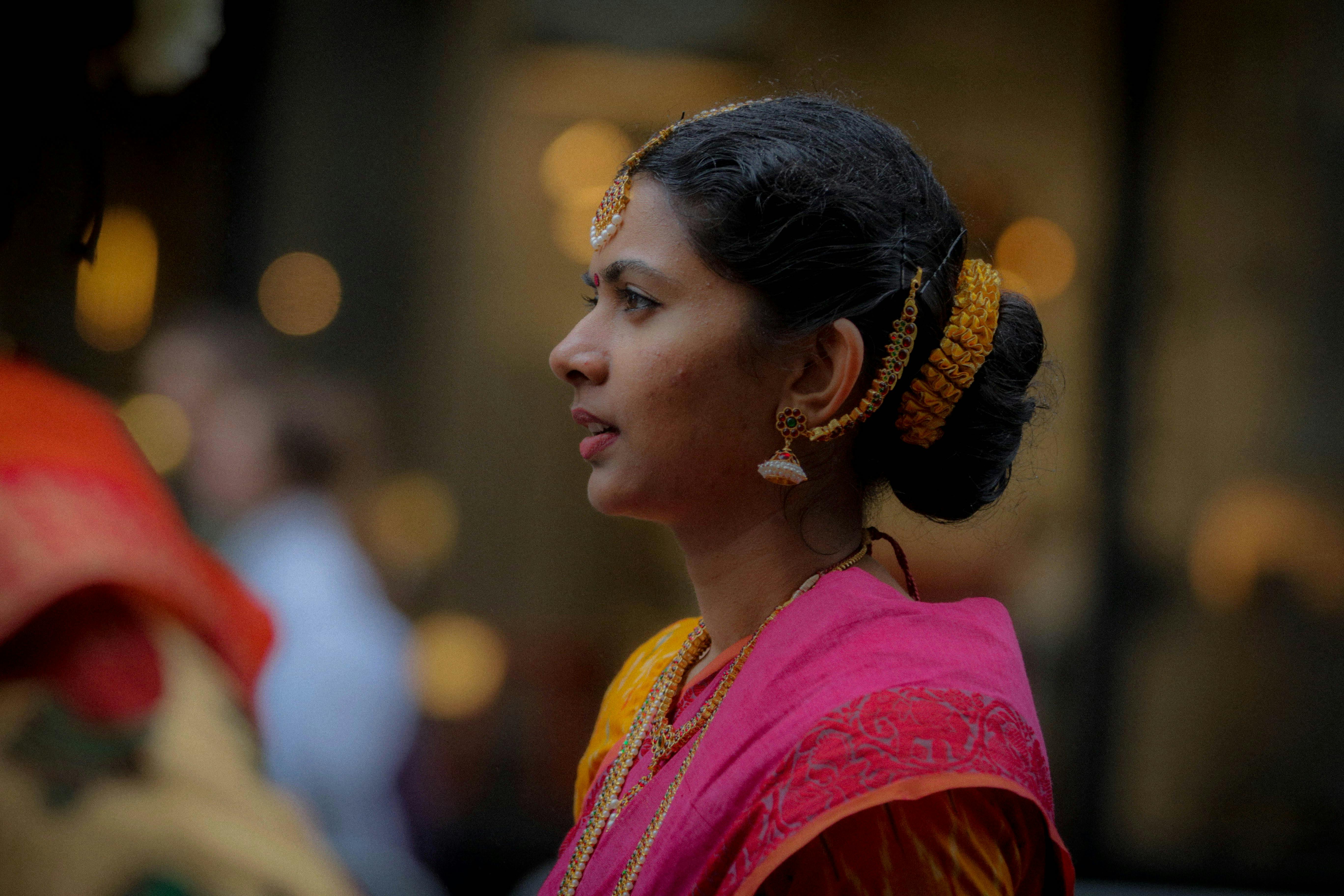 Indian Woman in Traditional Clothing · Free Stock Photo