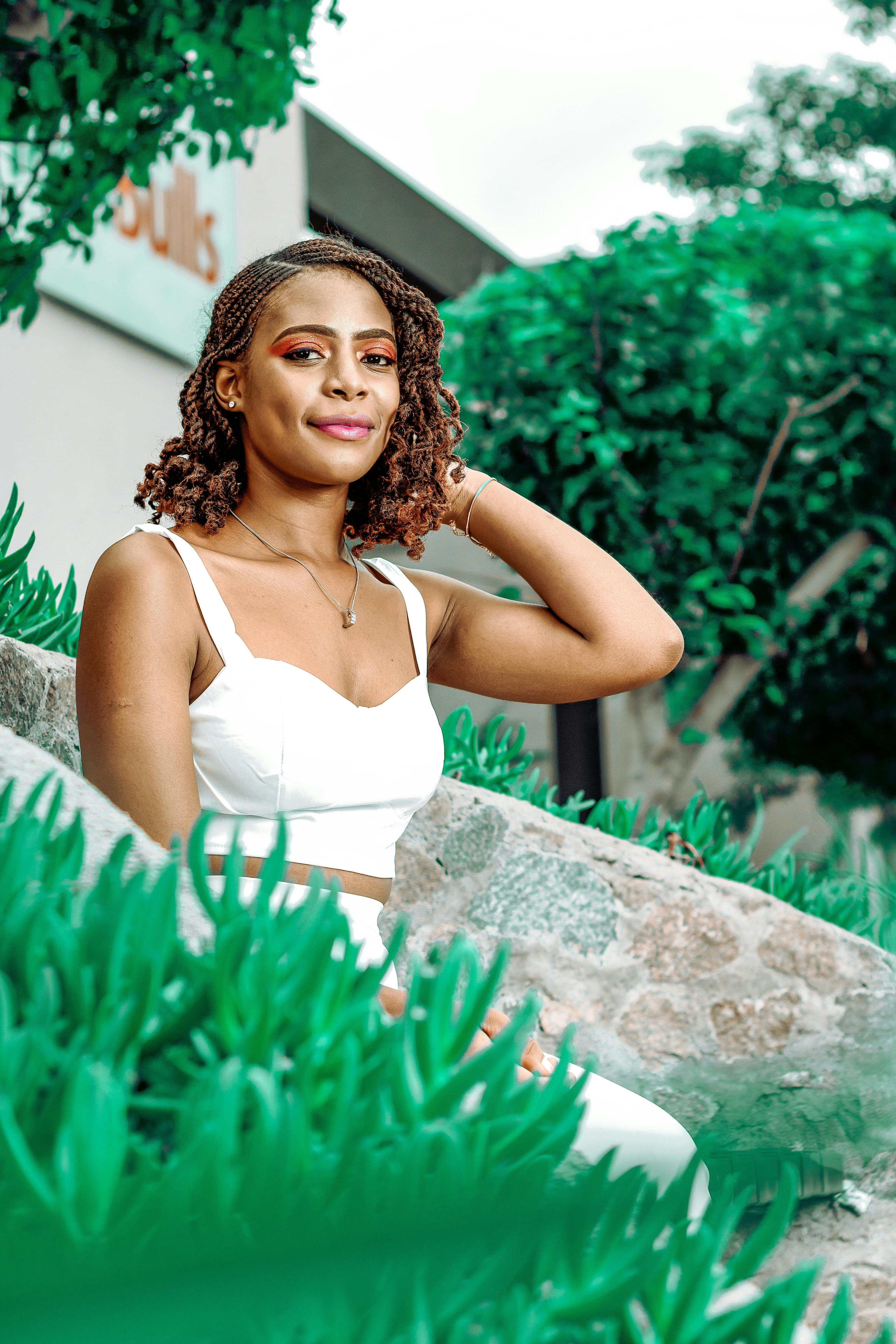 A Woman Wearing a White Terno · Free Stock Photo