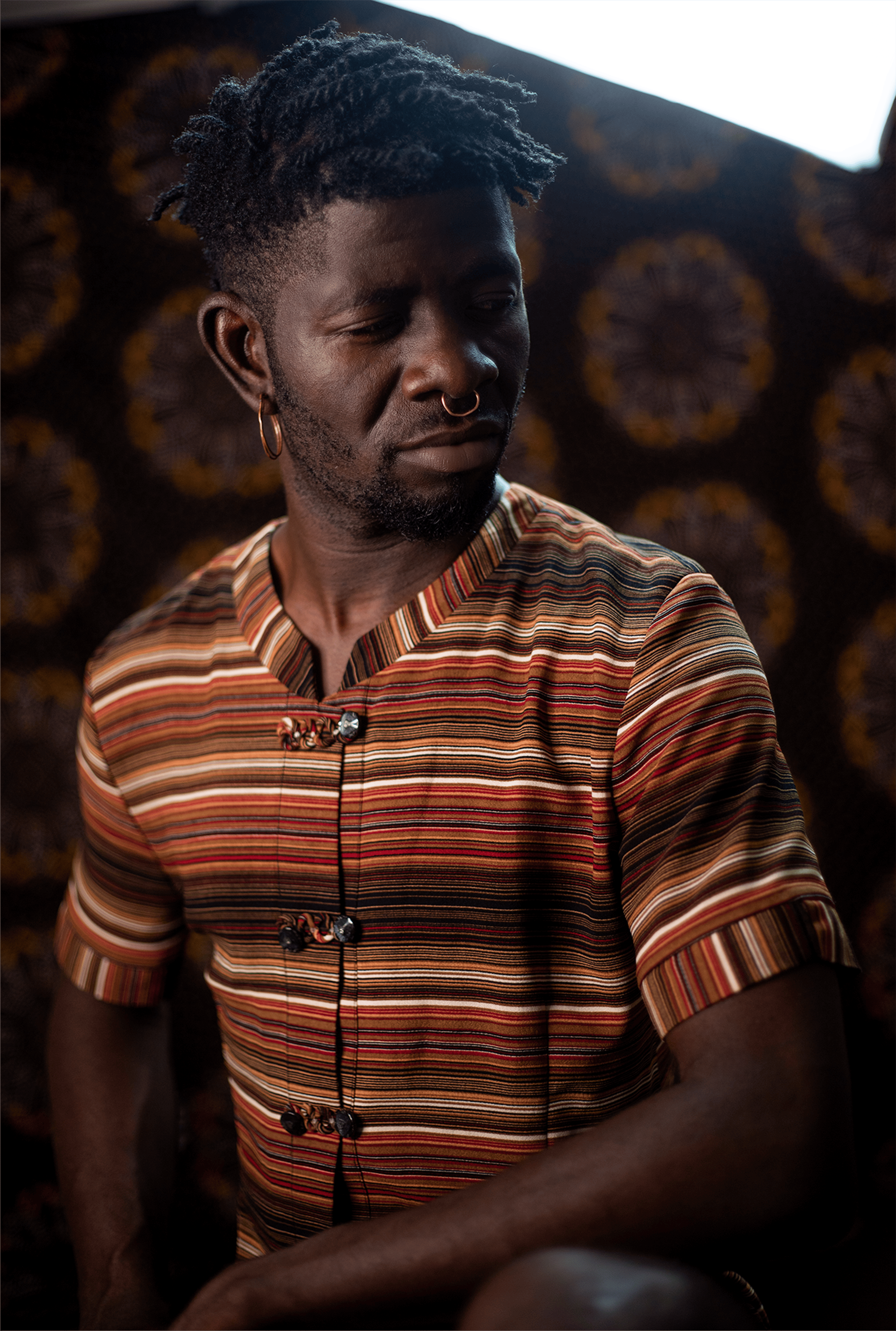 Portrait of a Man Sitting · Free Stock Photo