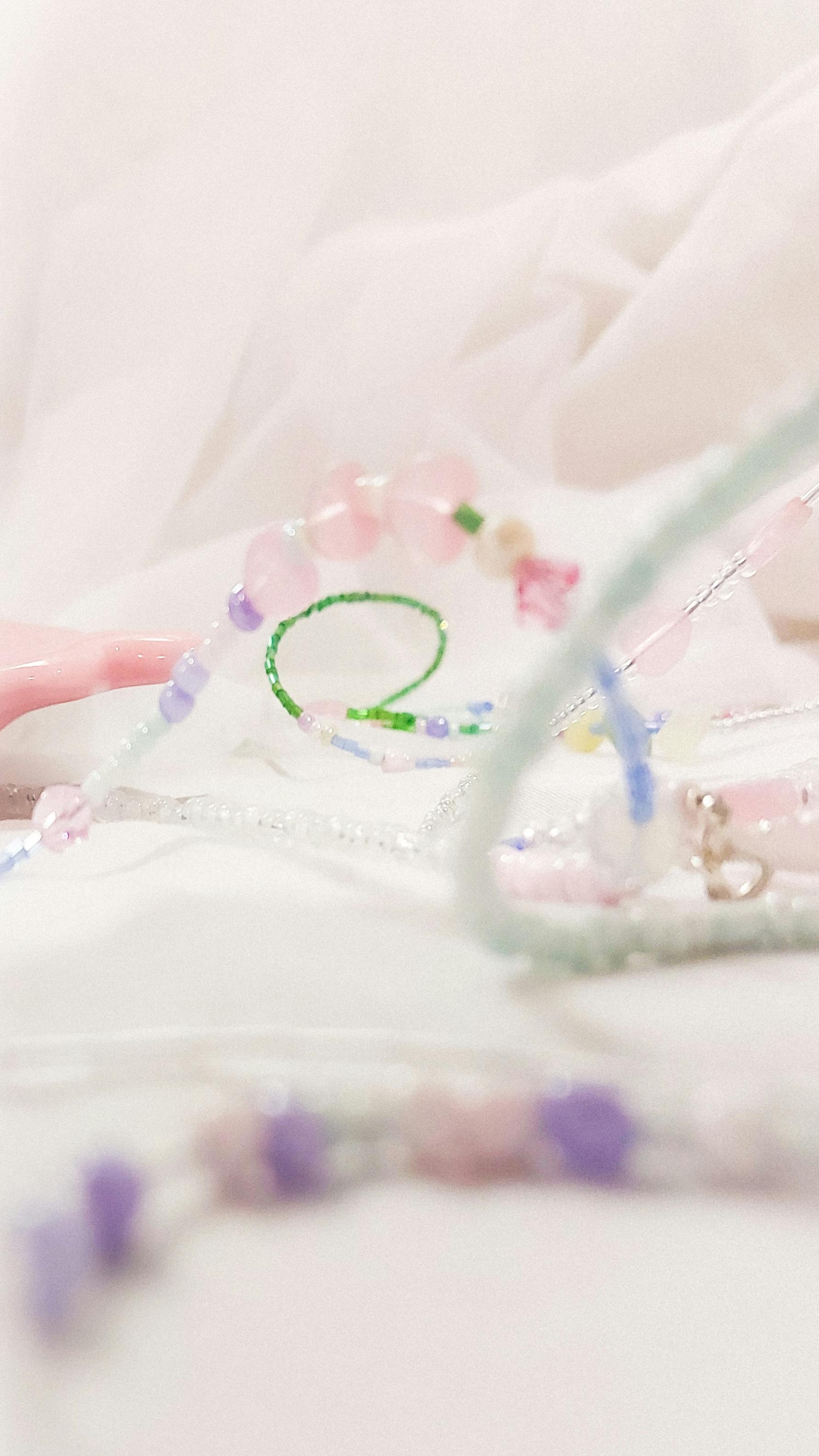 Colorful Strings with Beads · Free Stock Photo