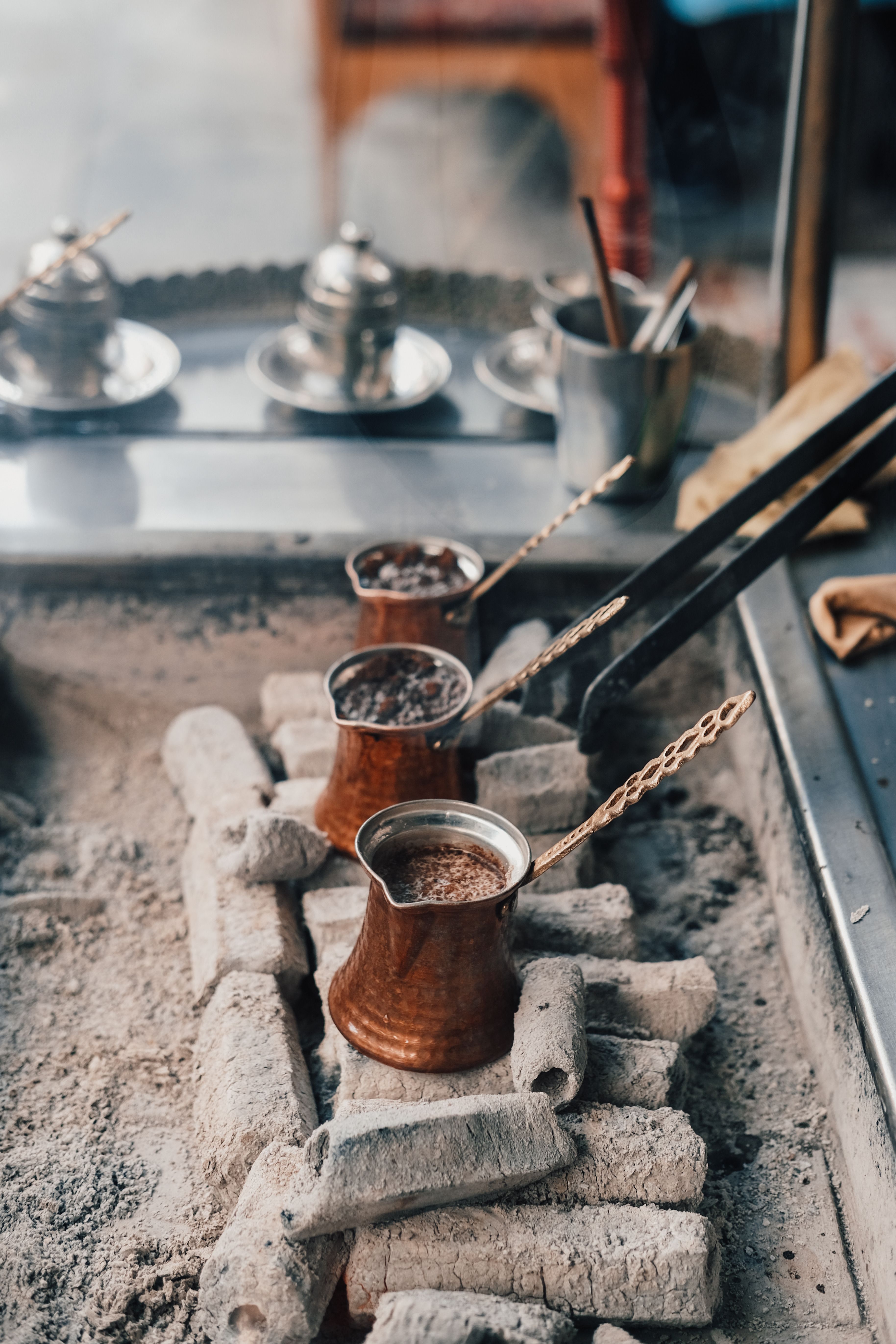 Close up of Traditional Coffee Brewing · Free Stock Photo