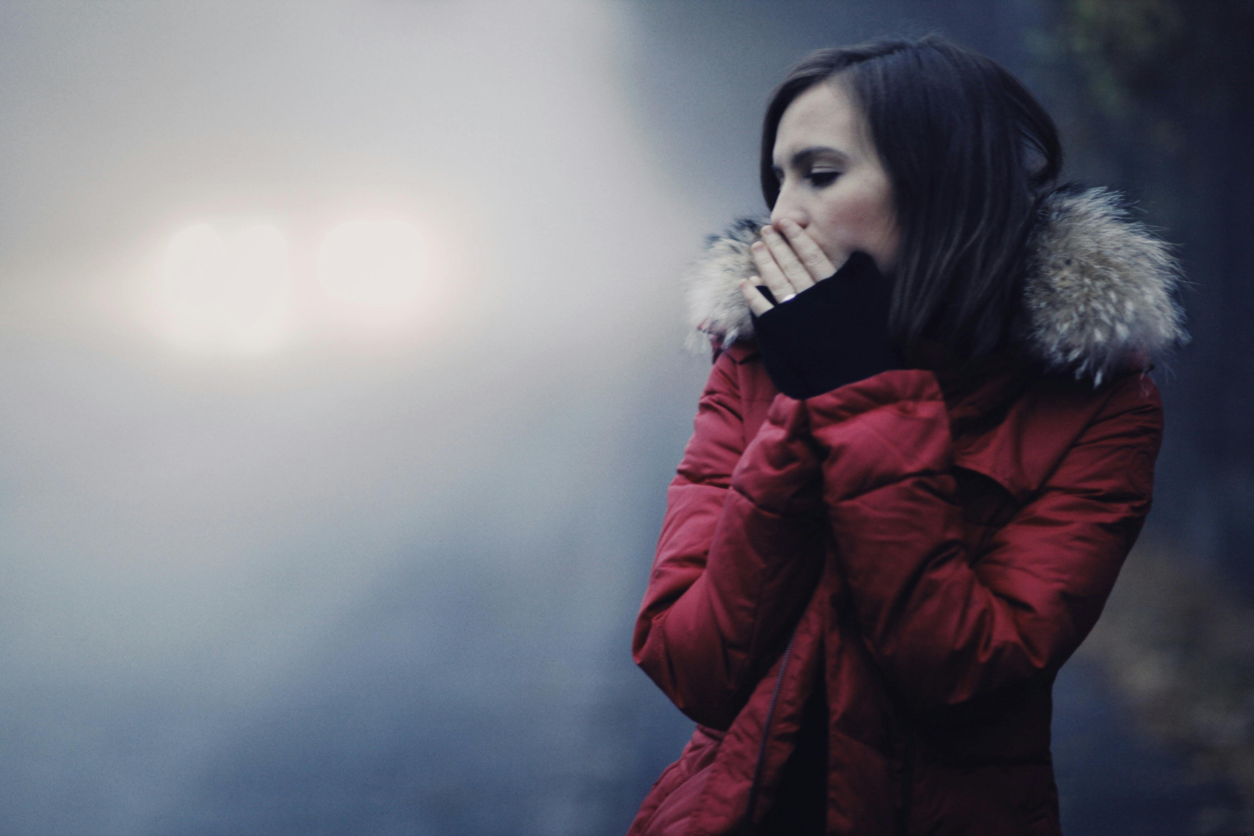 Woman Wearing Red Jacket · Free Stock Photo