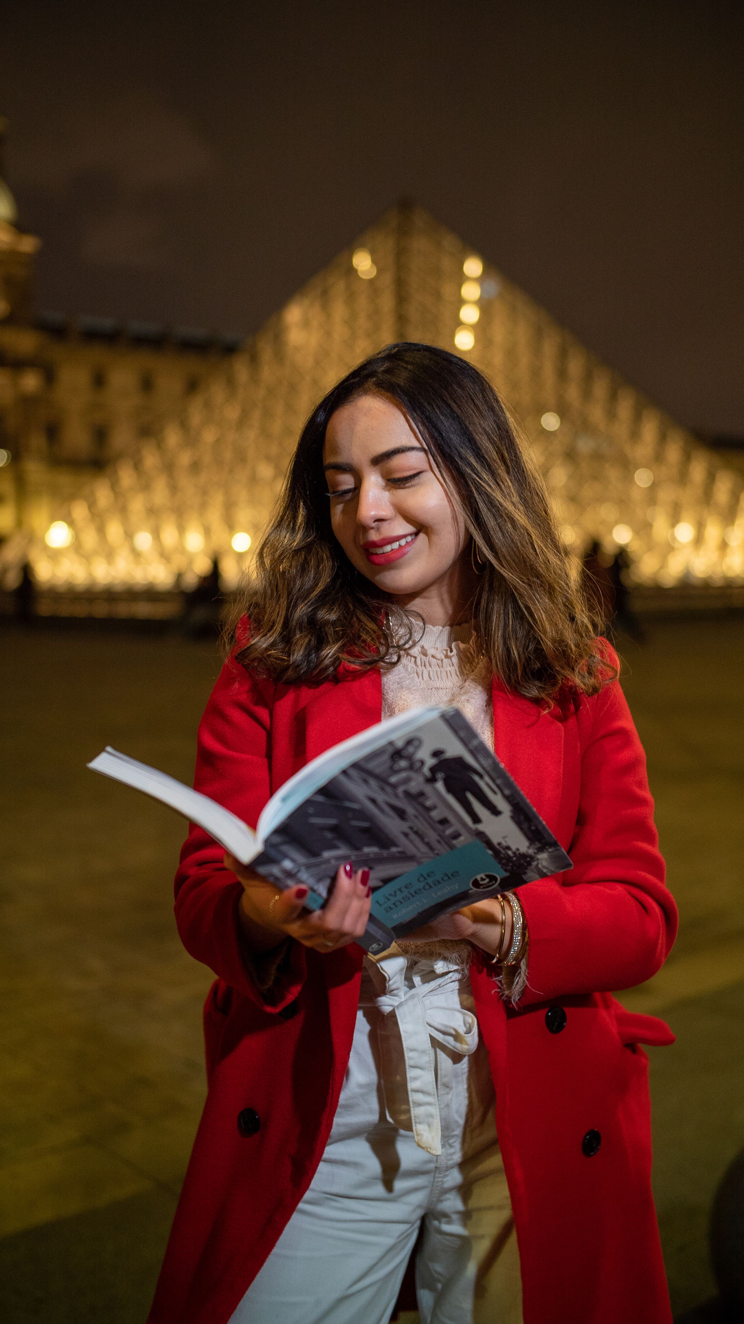 Portrait of Woman in Red Lighting · Free Stock Photo