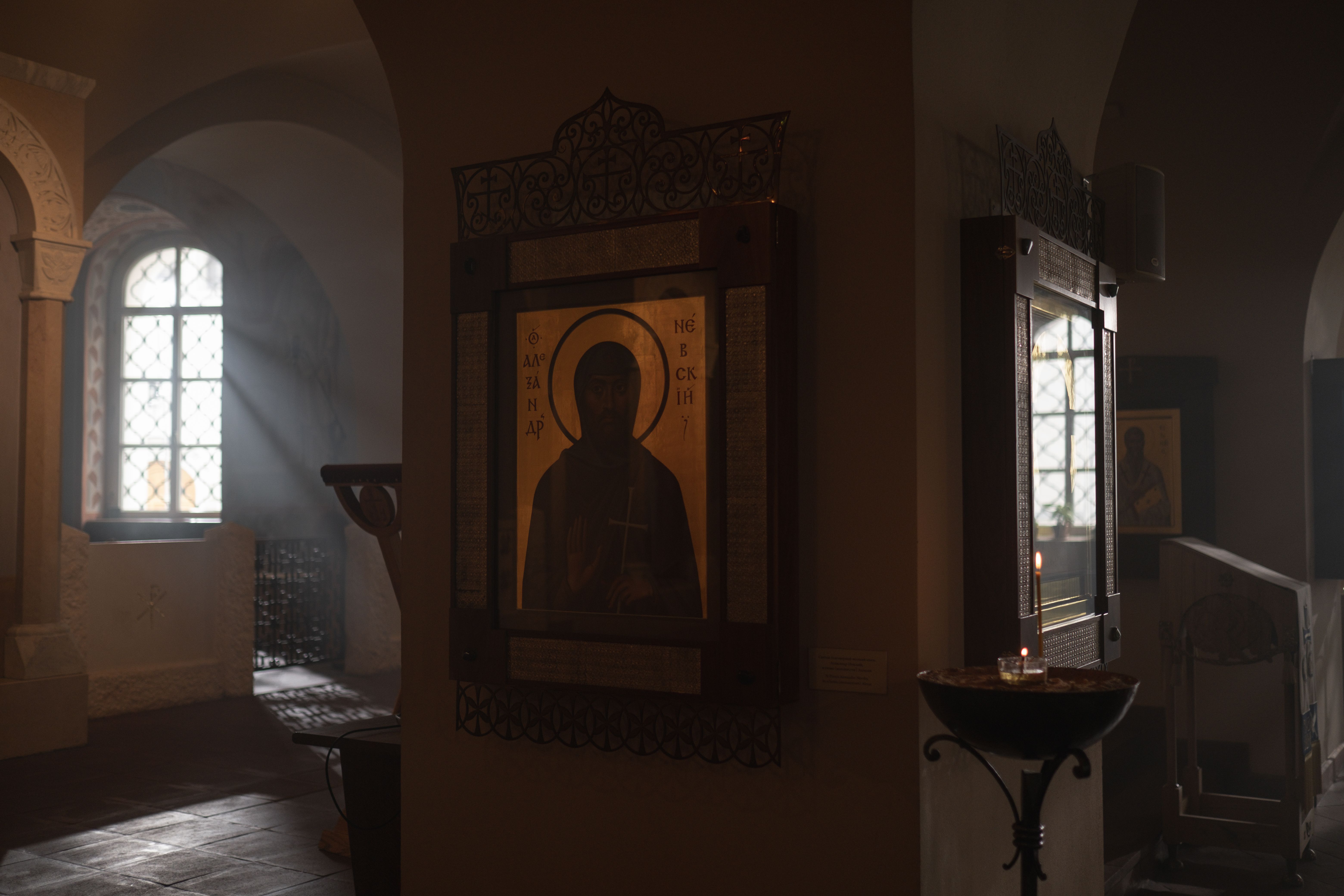 Religious Icons in Church · Free Stock Photo