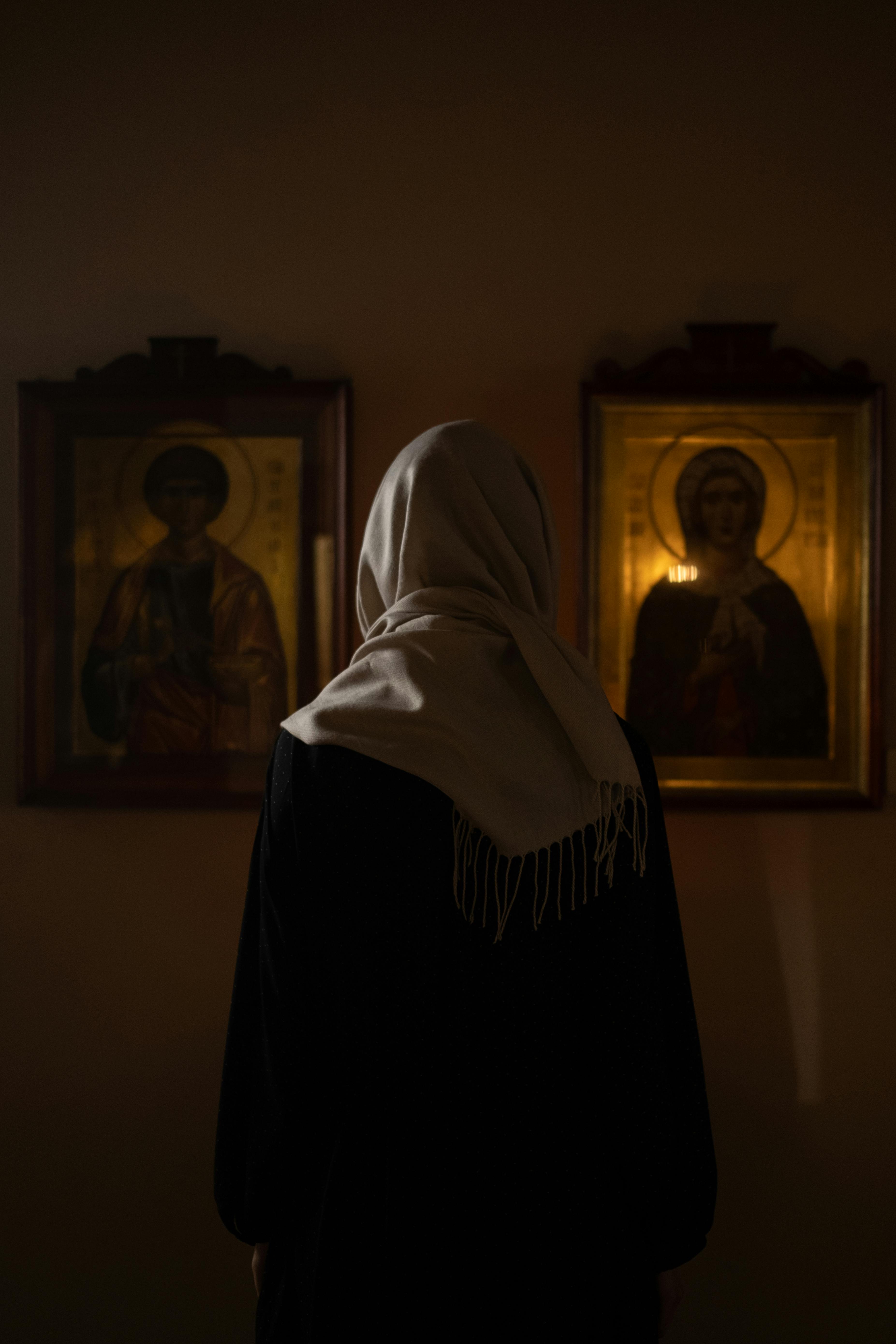 Back View of a Woman in a Hijab · Free Stock Photo