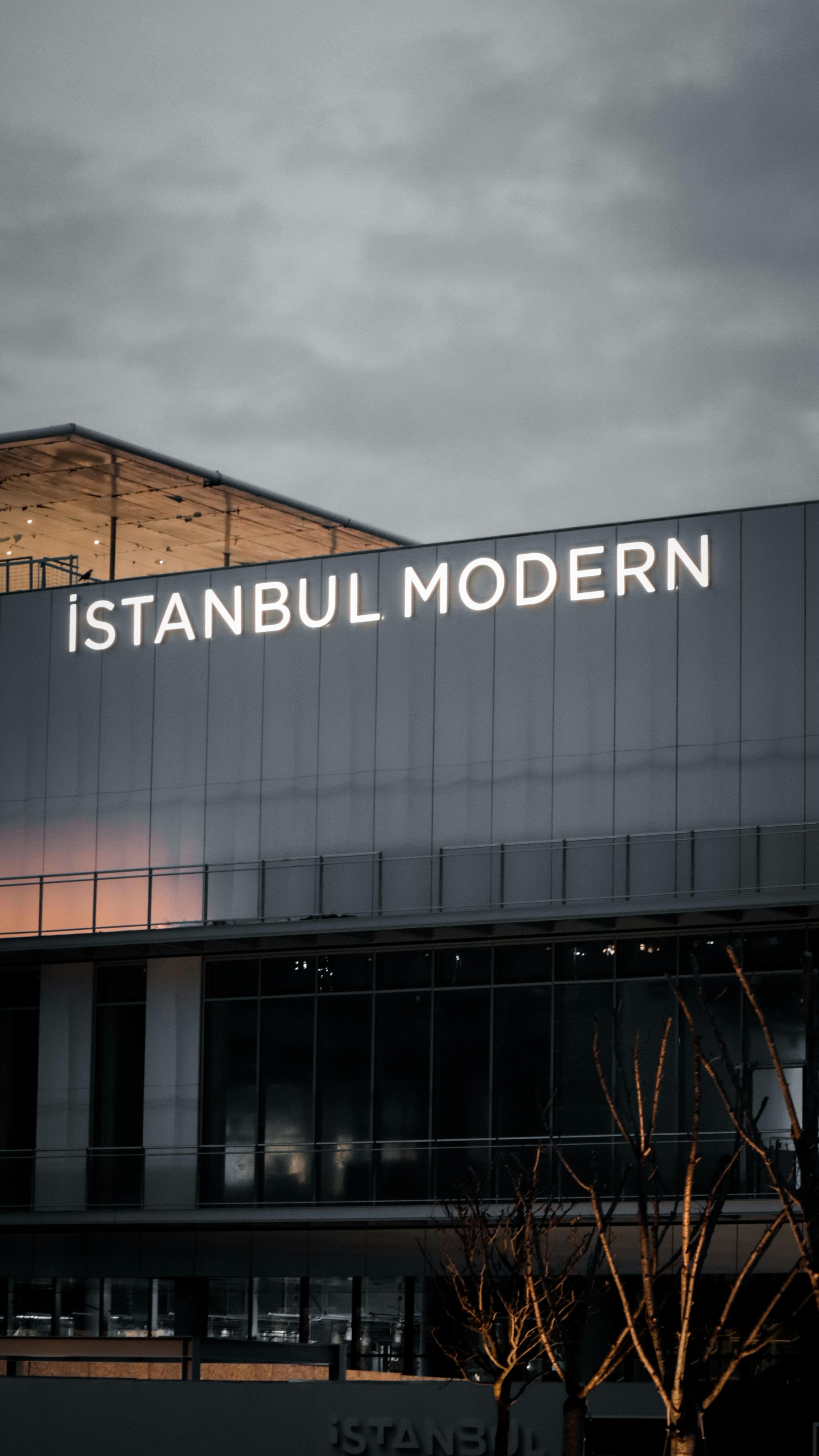 Facade and Garden of the National Painting Museum in Istanbul, Turkey ...