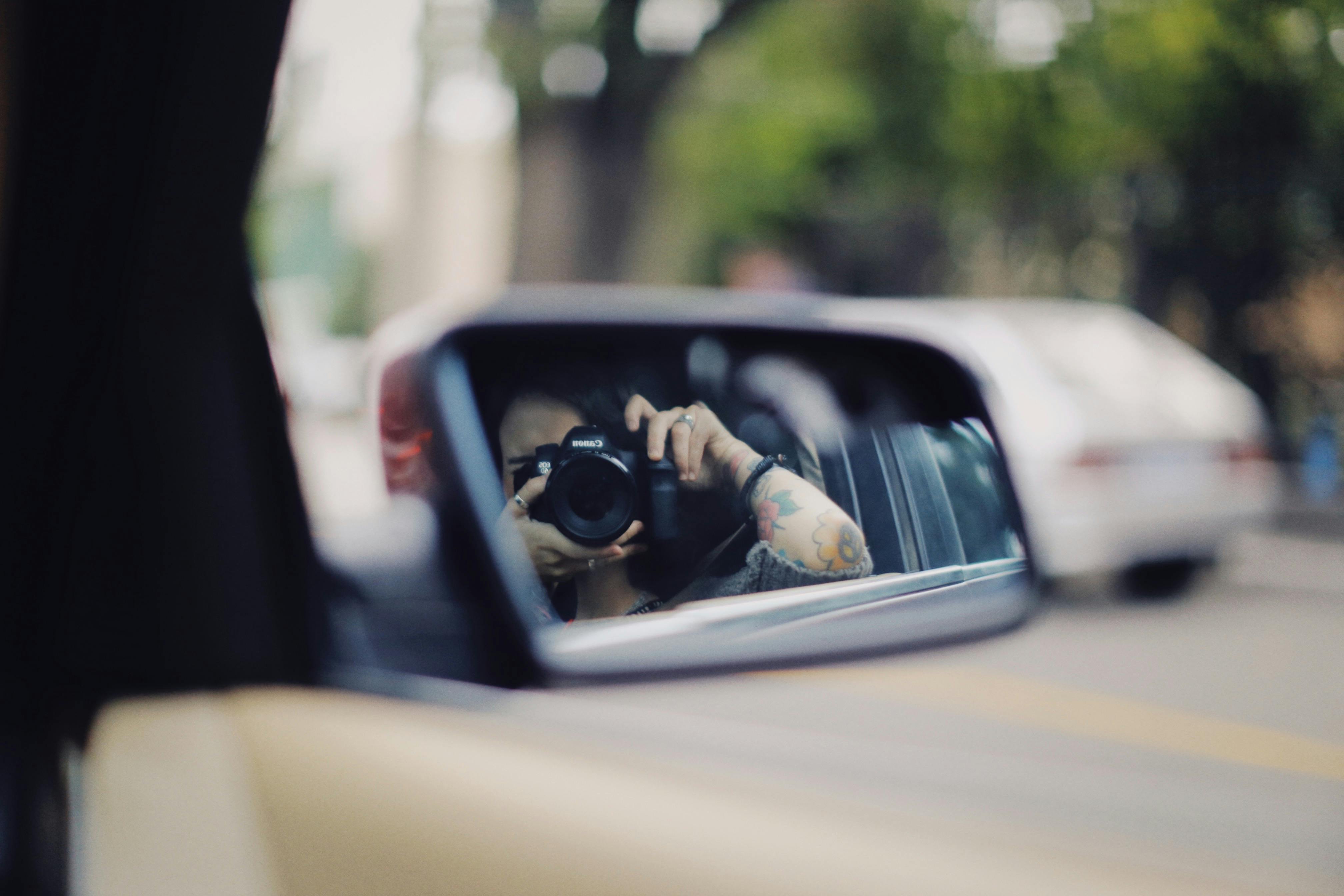 Person Taking Photo while on Car · Free Stock Photo