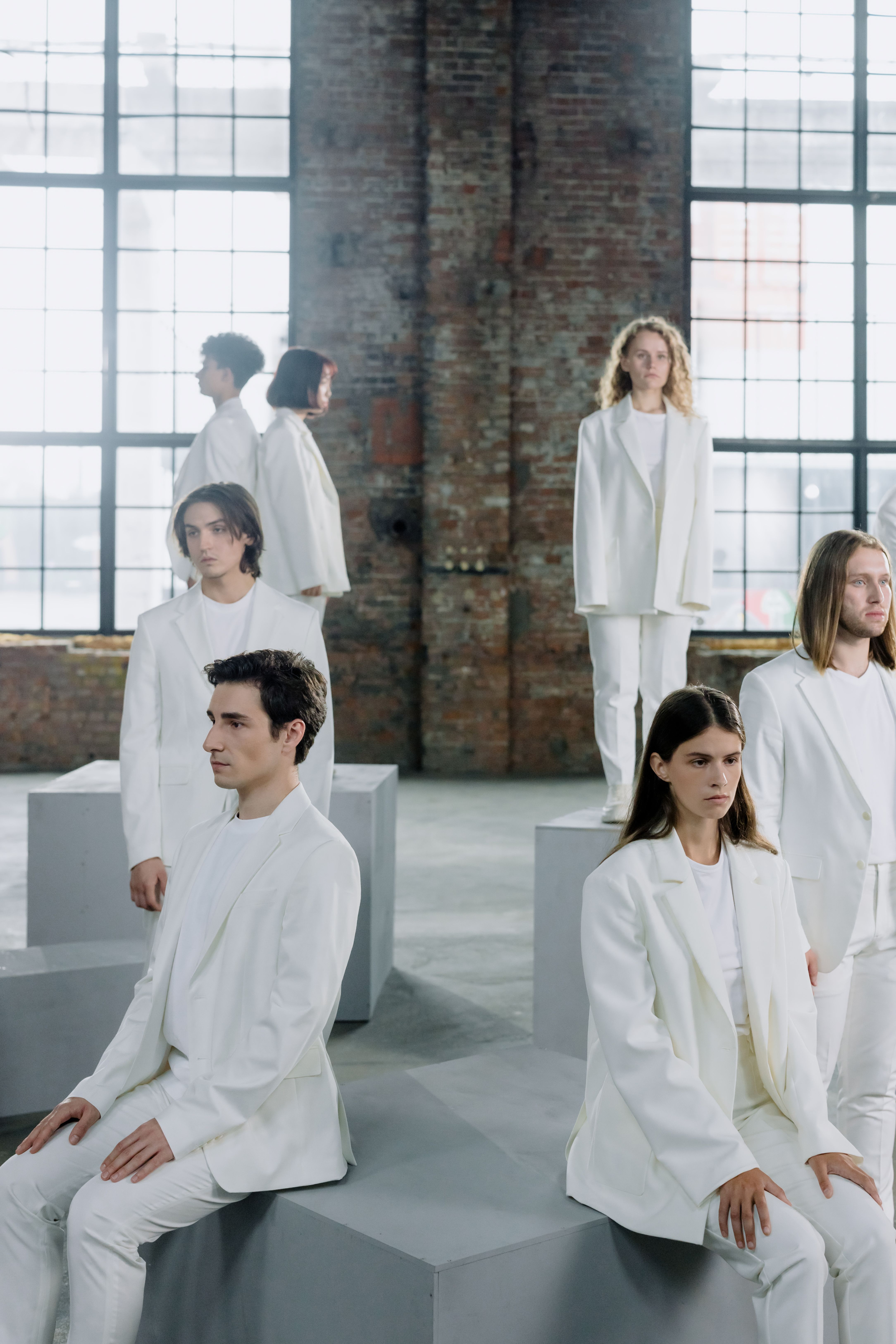 A Group of People Wearing White Clothes · Free Stock Photo