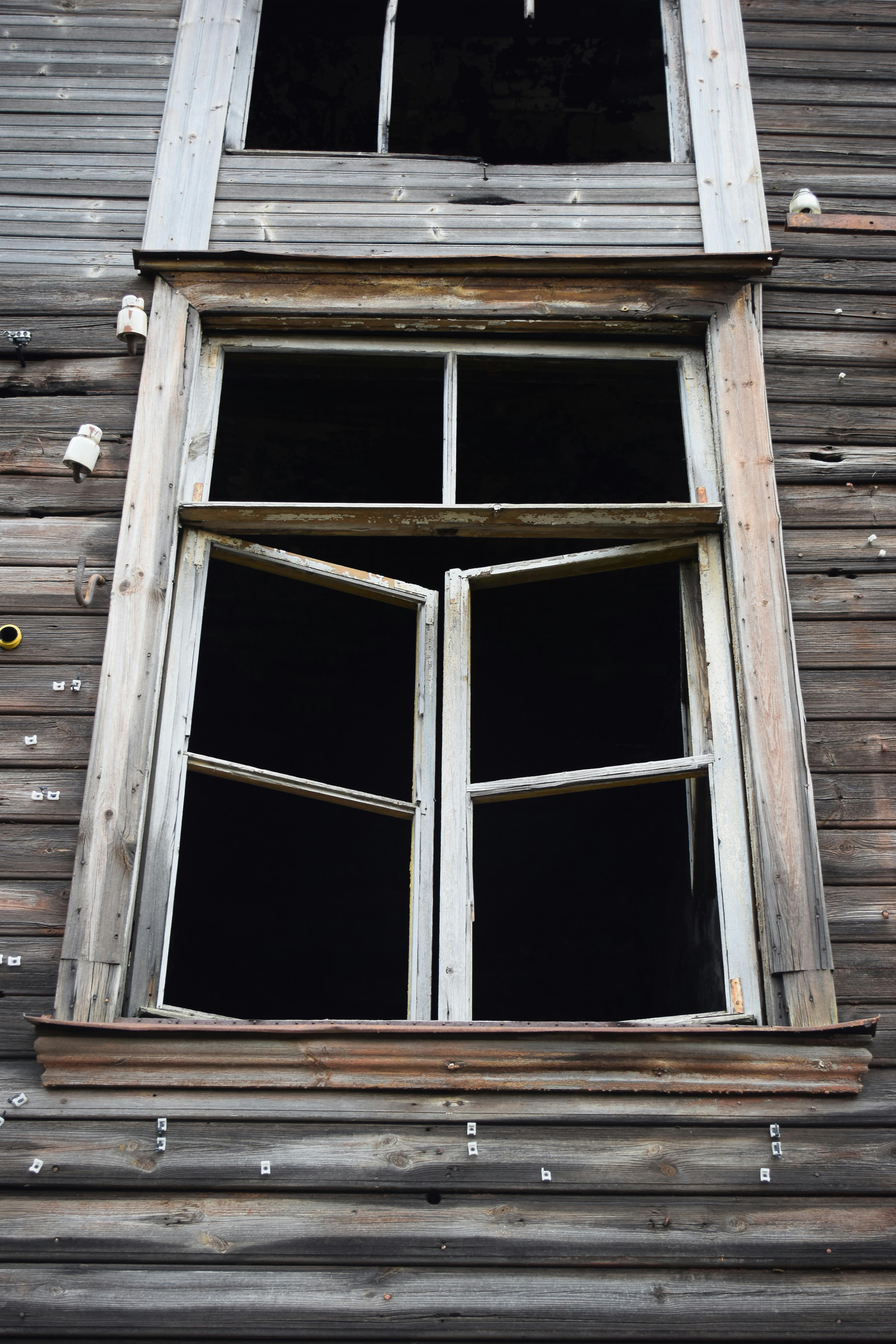 Old Wooden Window Frame