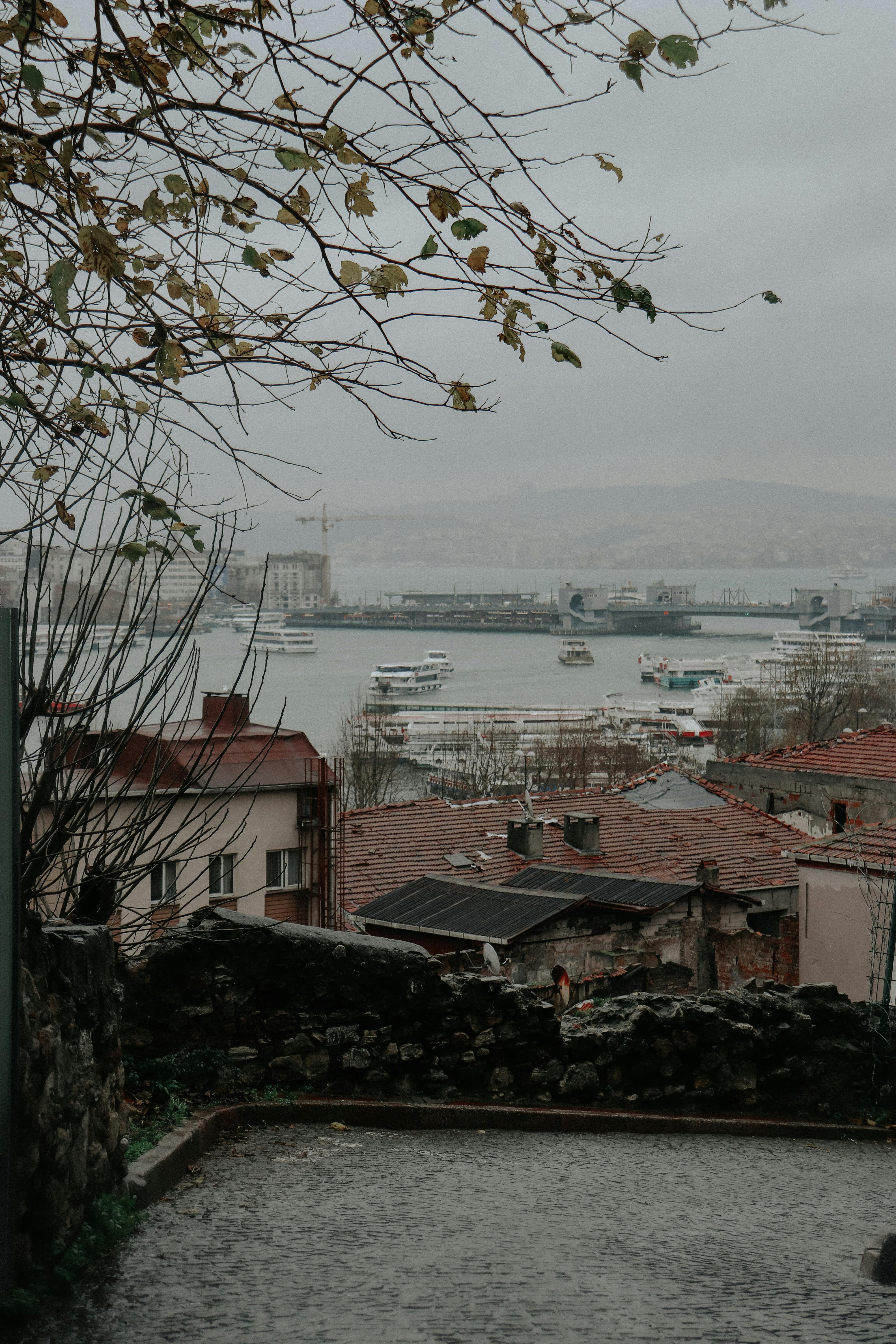 Overcast over Town · Free Stock Photo