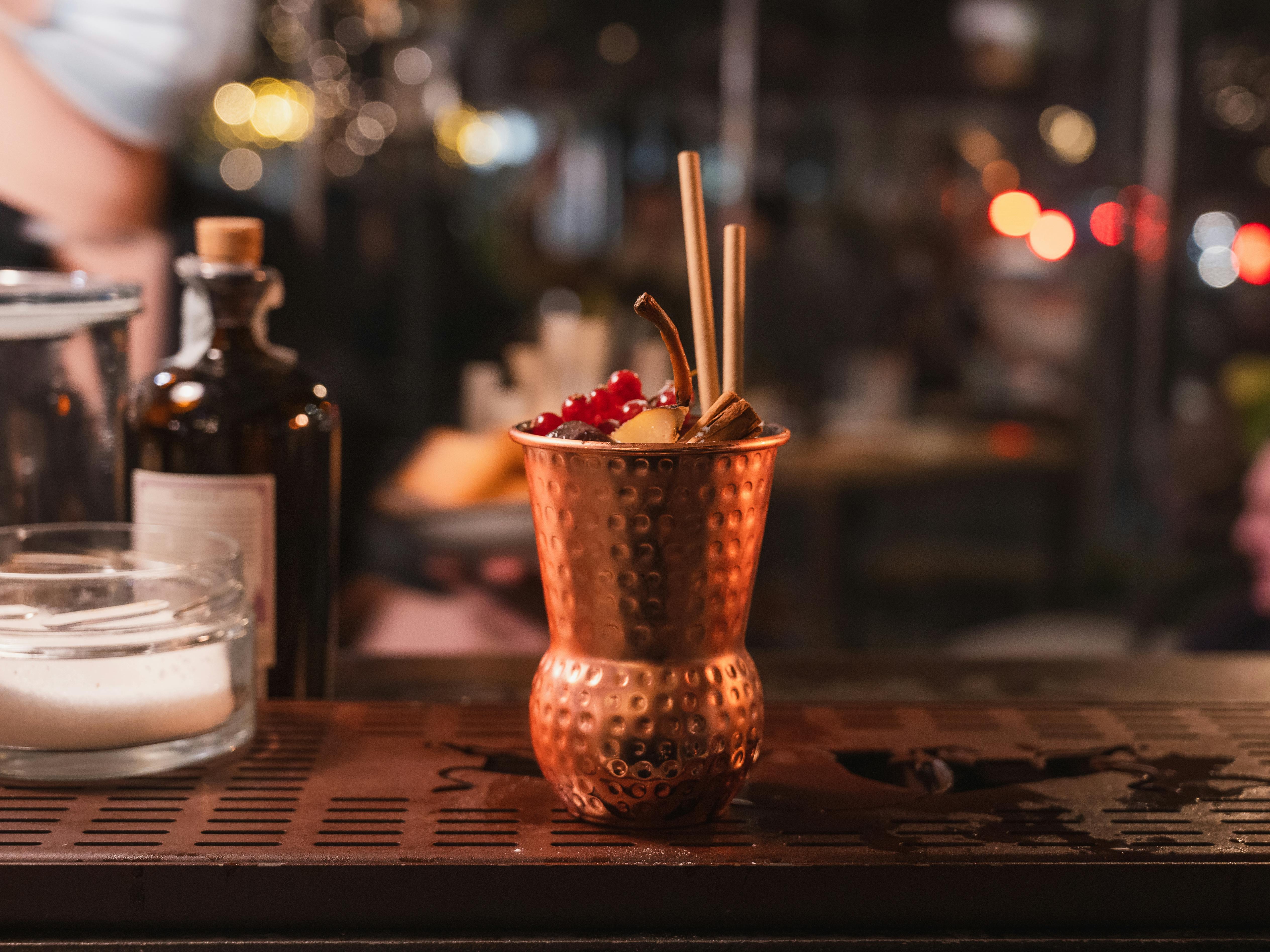 Close-Up Shot of a Cup of Cocktail · Free Stock Photo