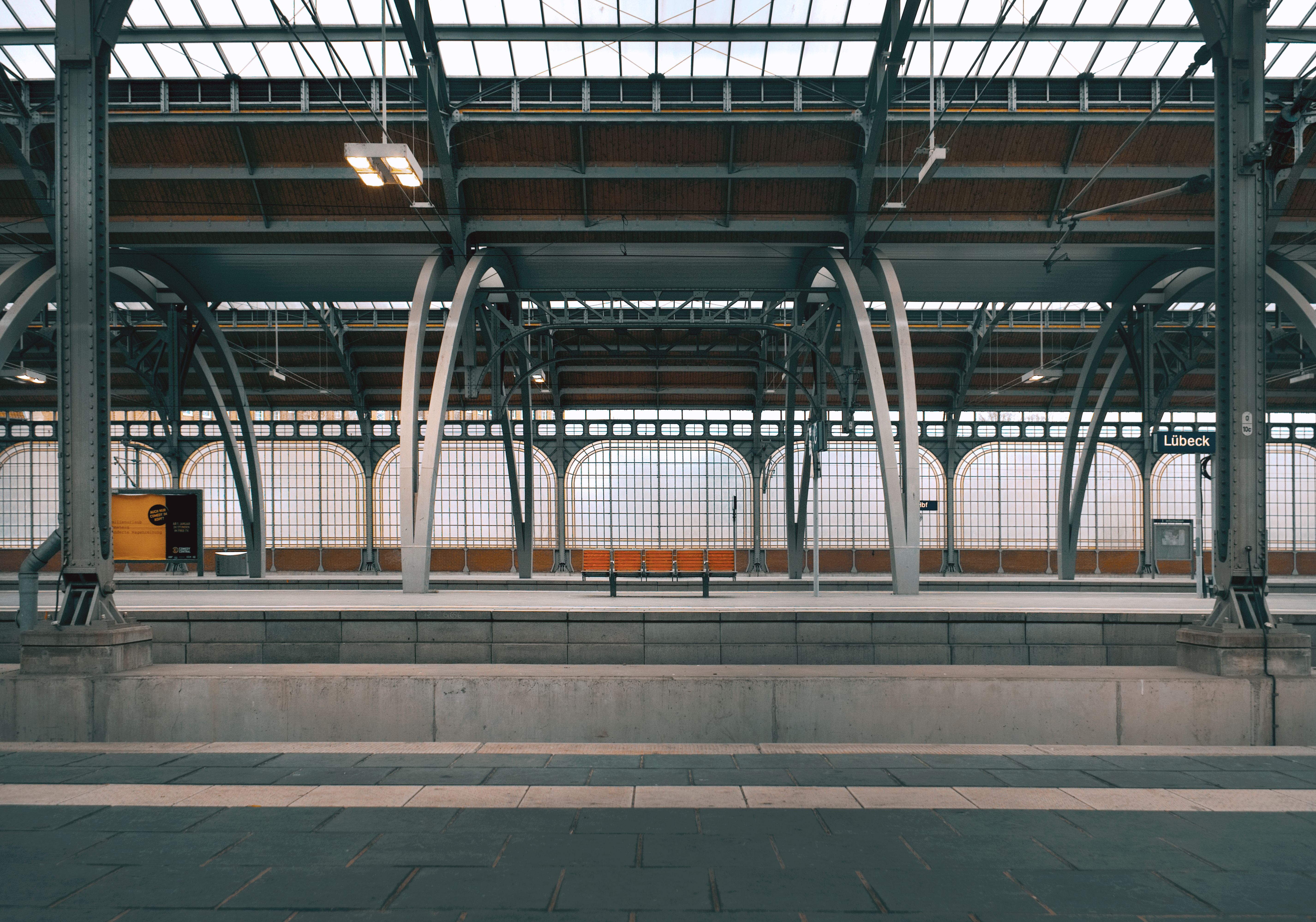A Railway Platform · Free Stock Photo