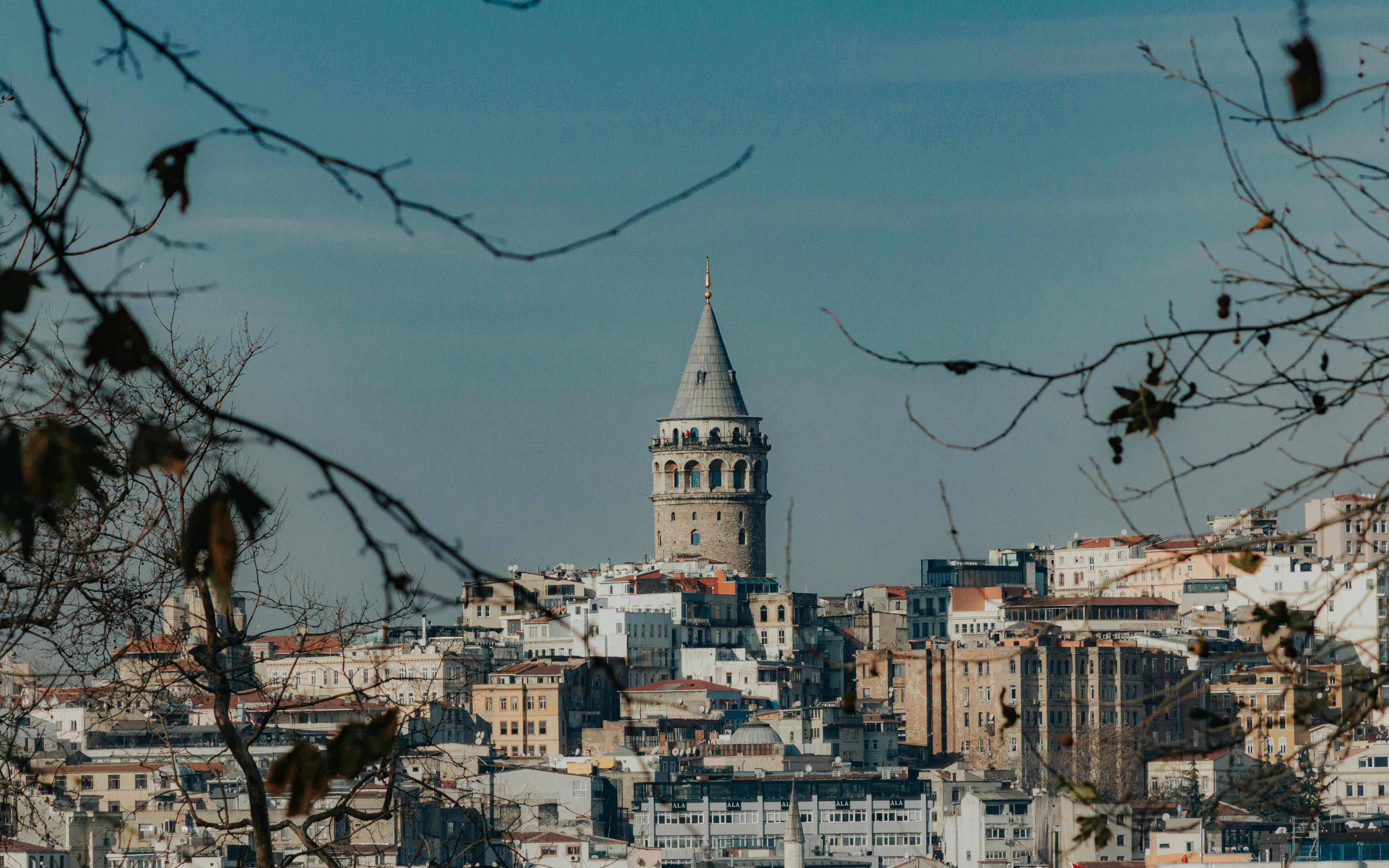 People on the Viewing Platform of the Galata Tower · Free Stock Photo