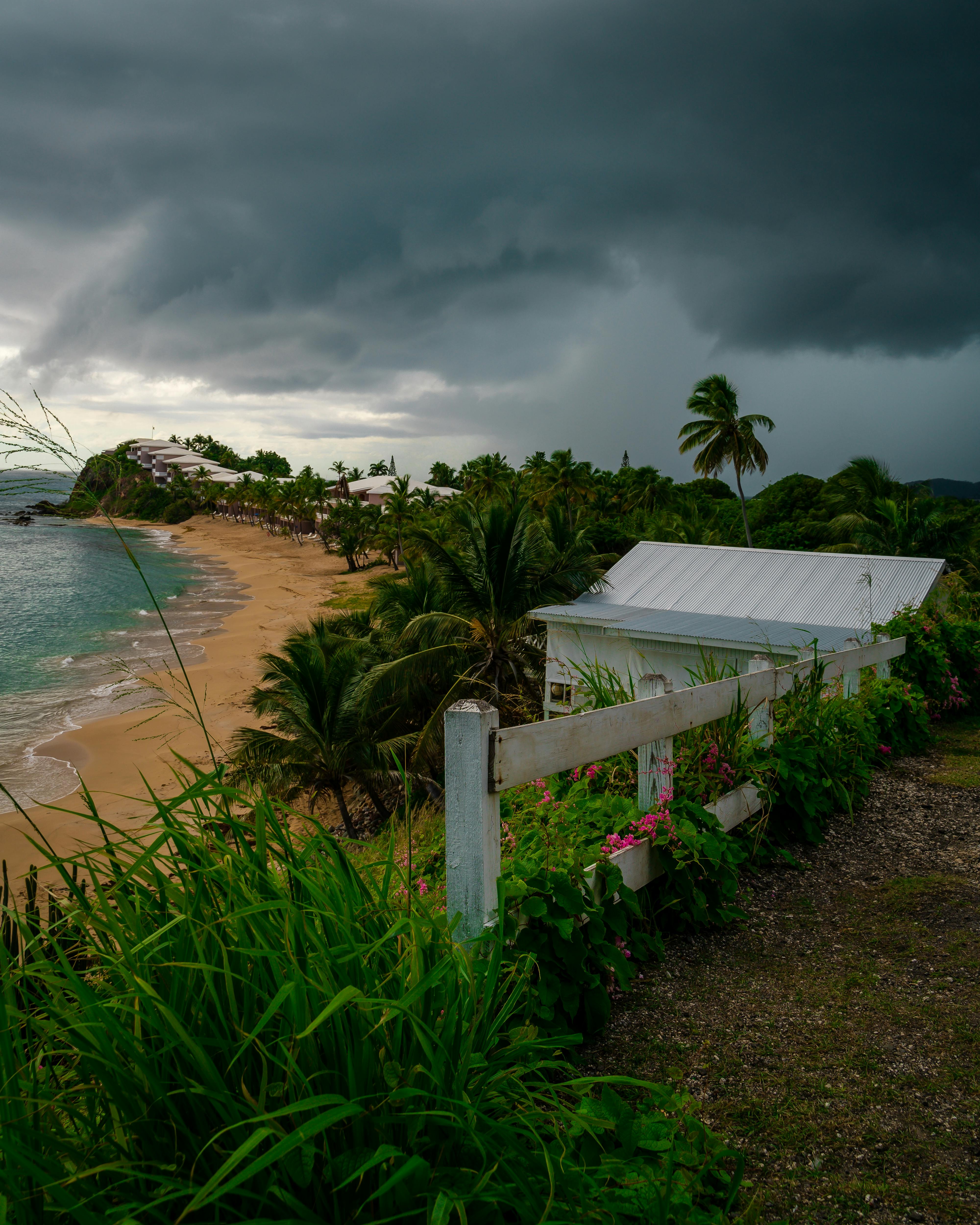 Storm Cloud over Beach on Island · Free Stock Photo