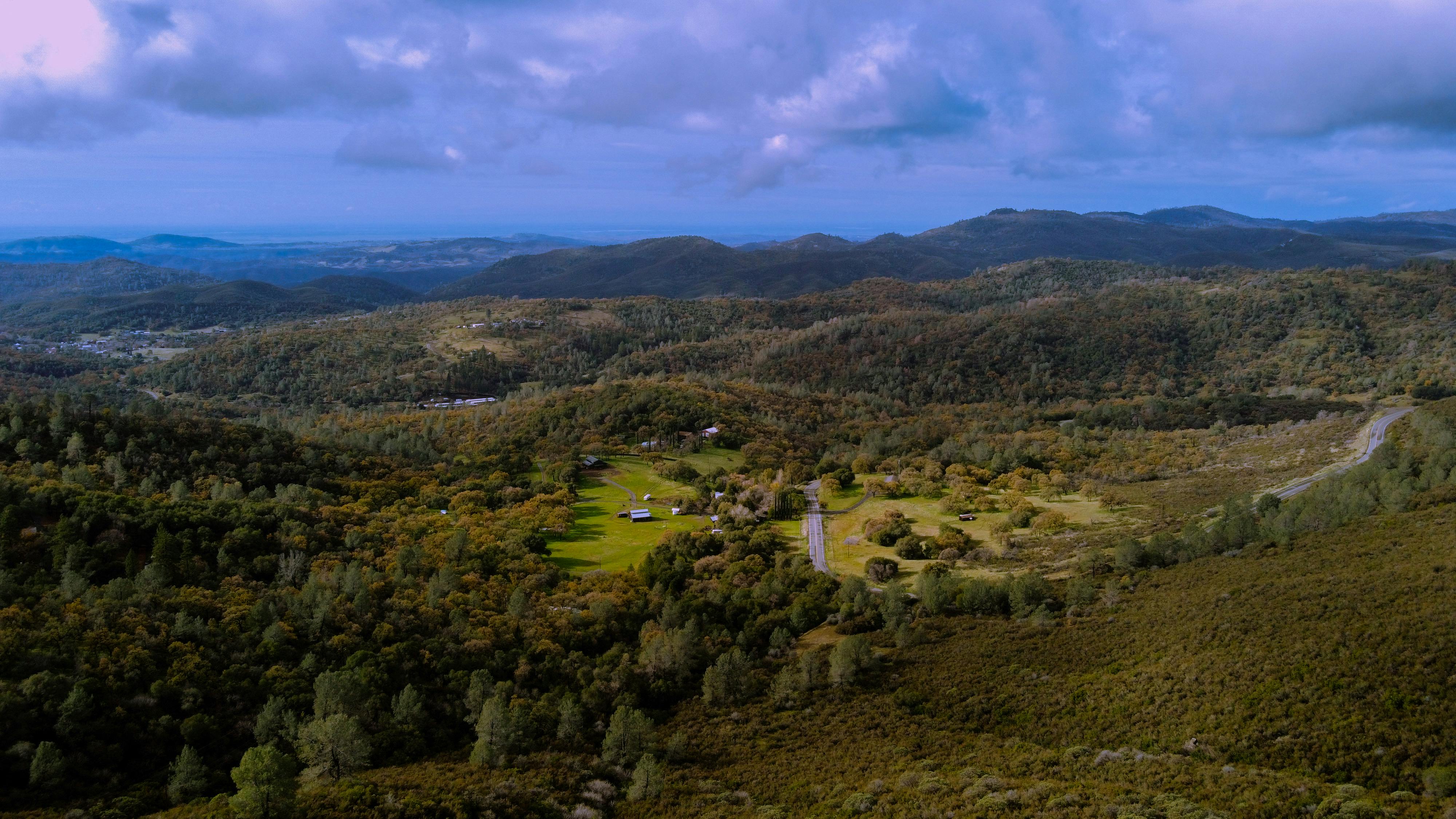 Aerial View of Road Beside the Ocean · Free Stock Photo