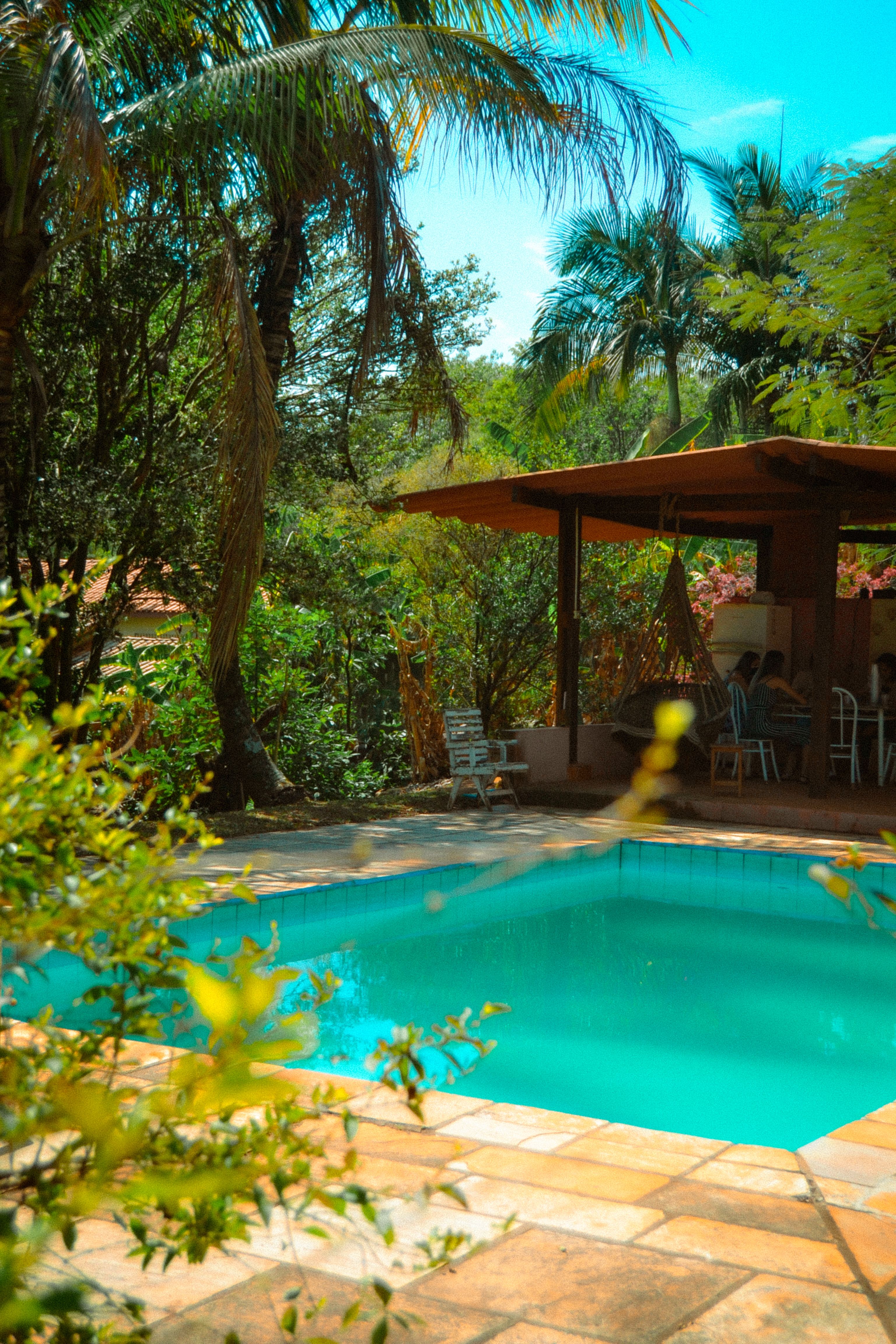 A Gazebo by the Swimming Pool · Free Stock Photo