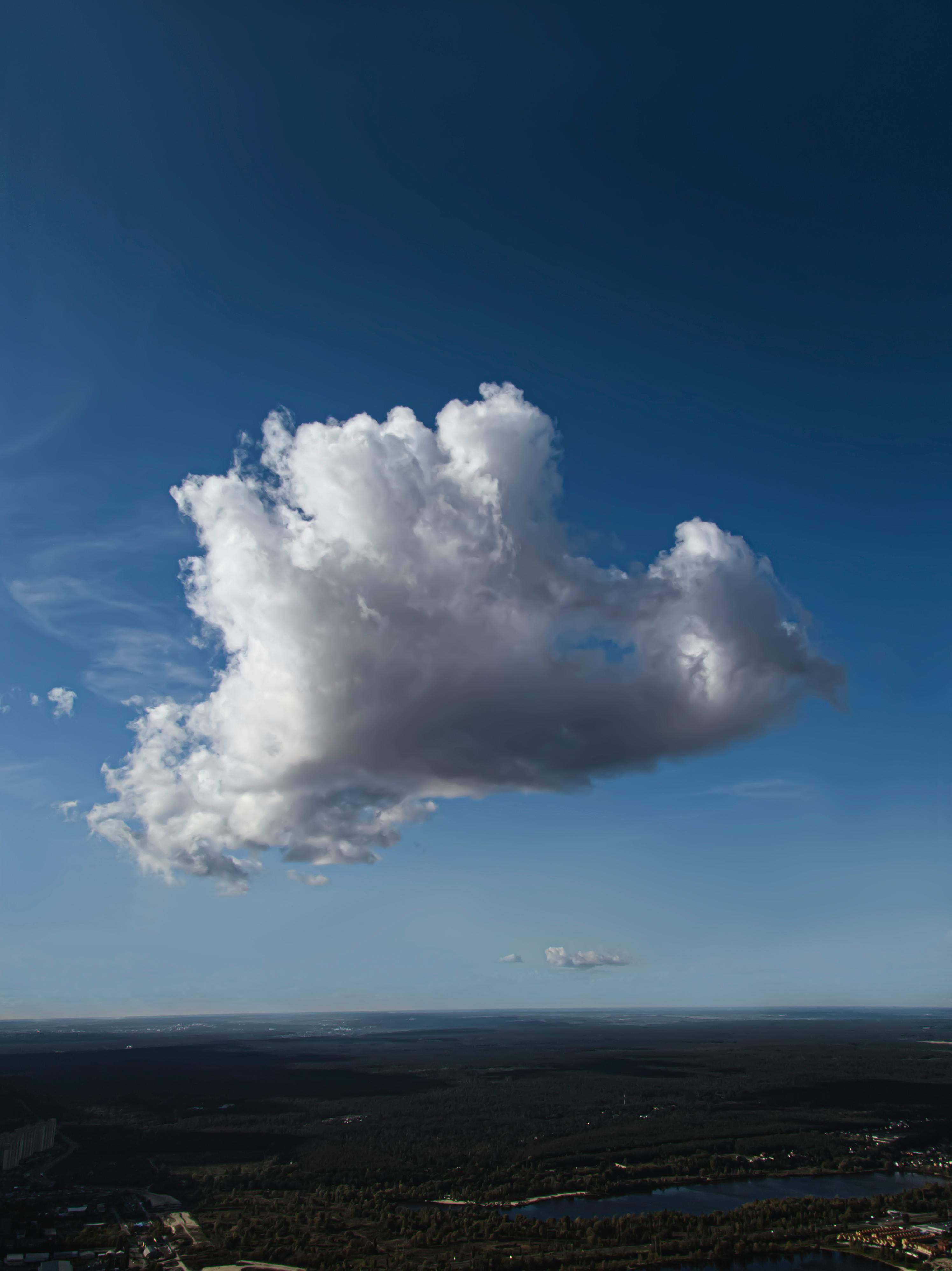 Free stock photo of aerial, clouds, cloudy