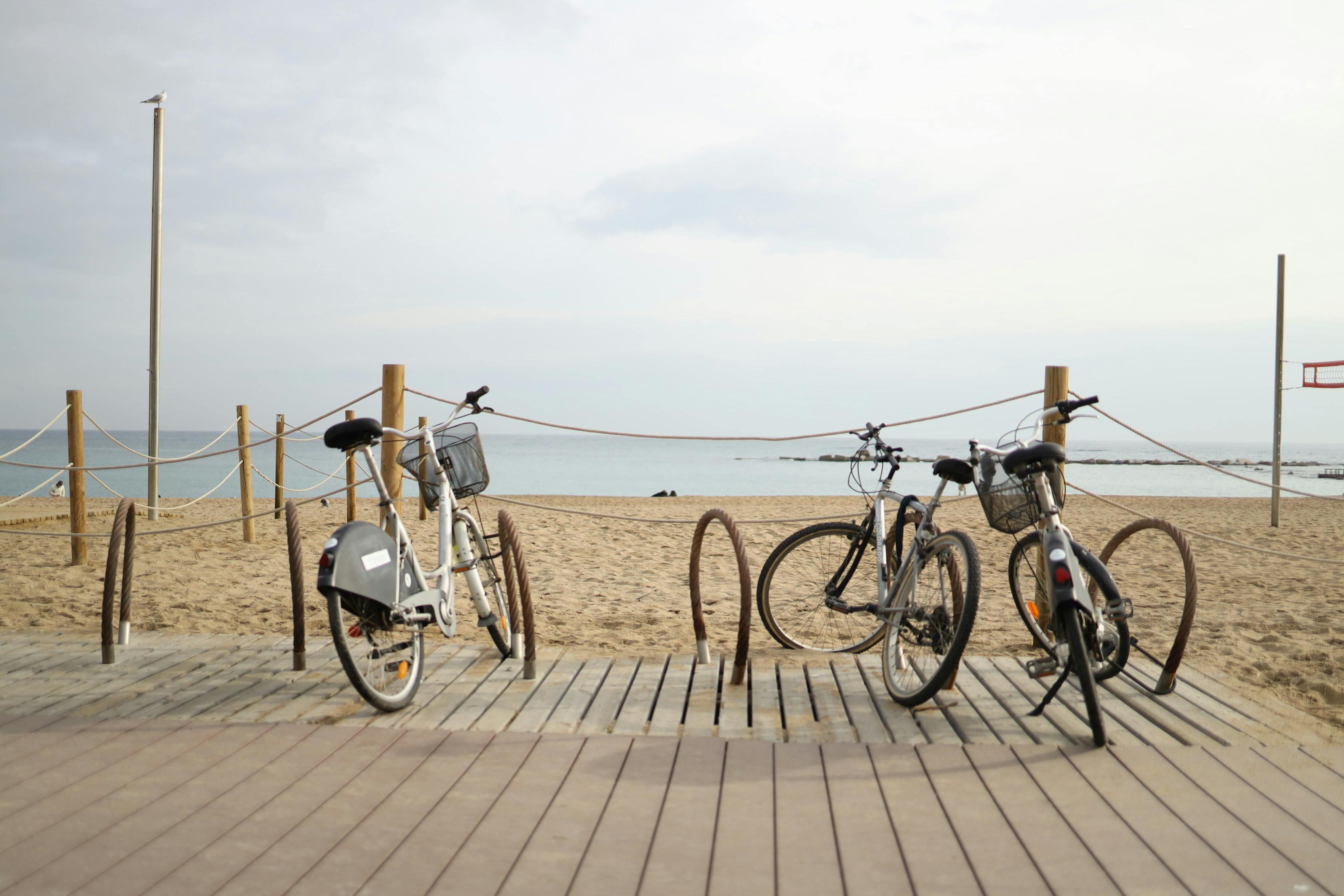 Bicycles At Beach Photos, Download The BEST Free Bicycles At Beach ...