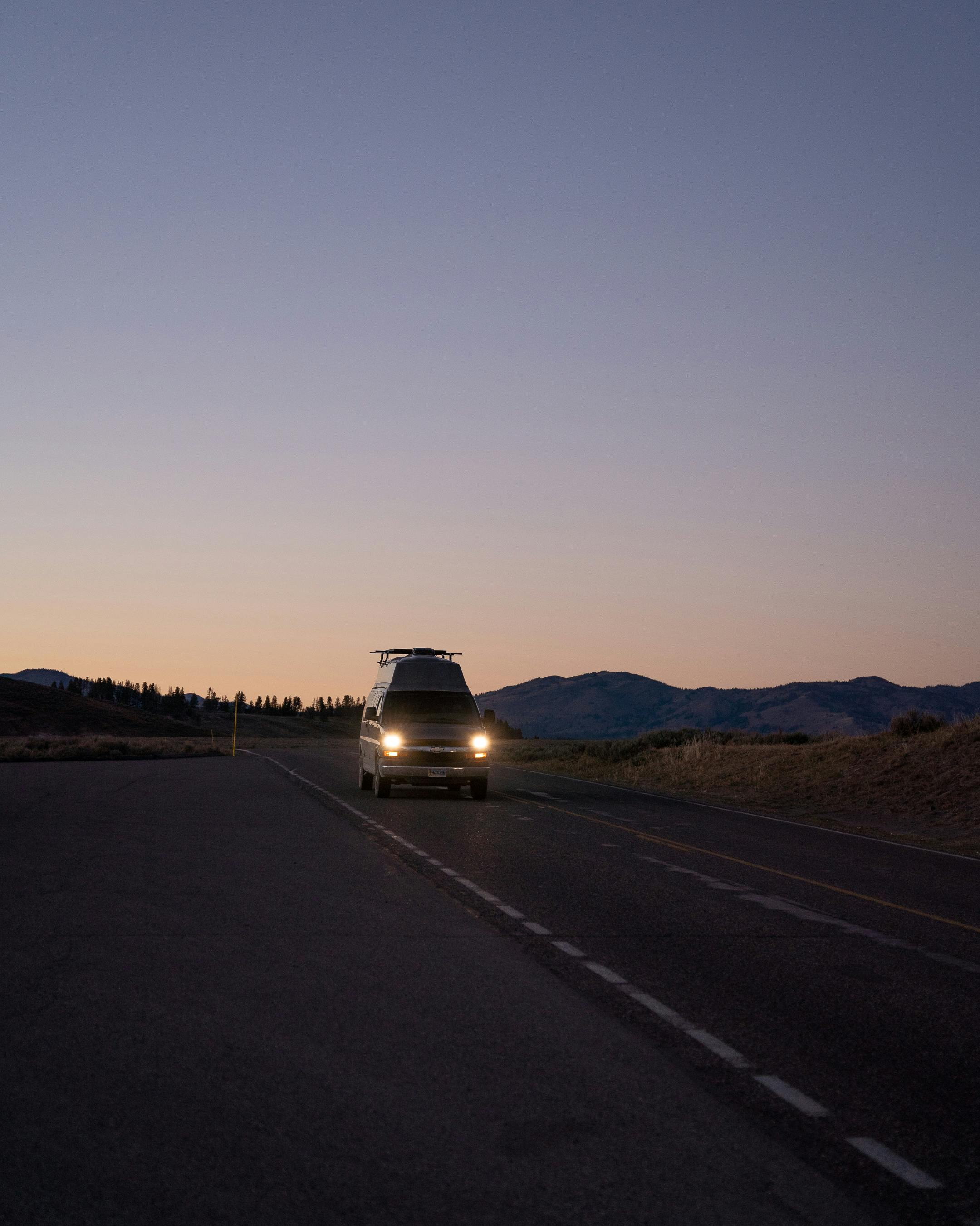 A Moving Car on the Road · Free Stock Photo