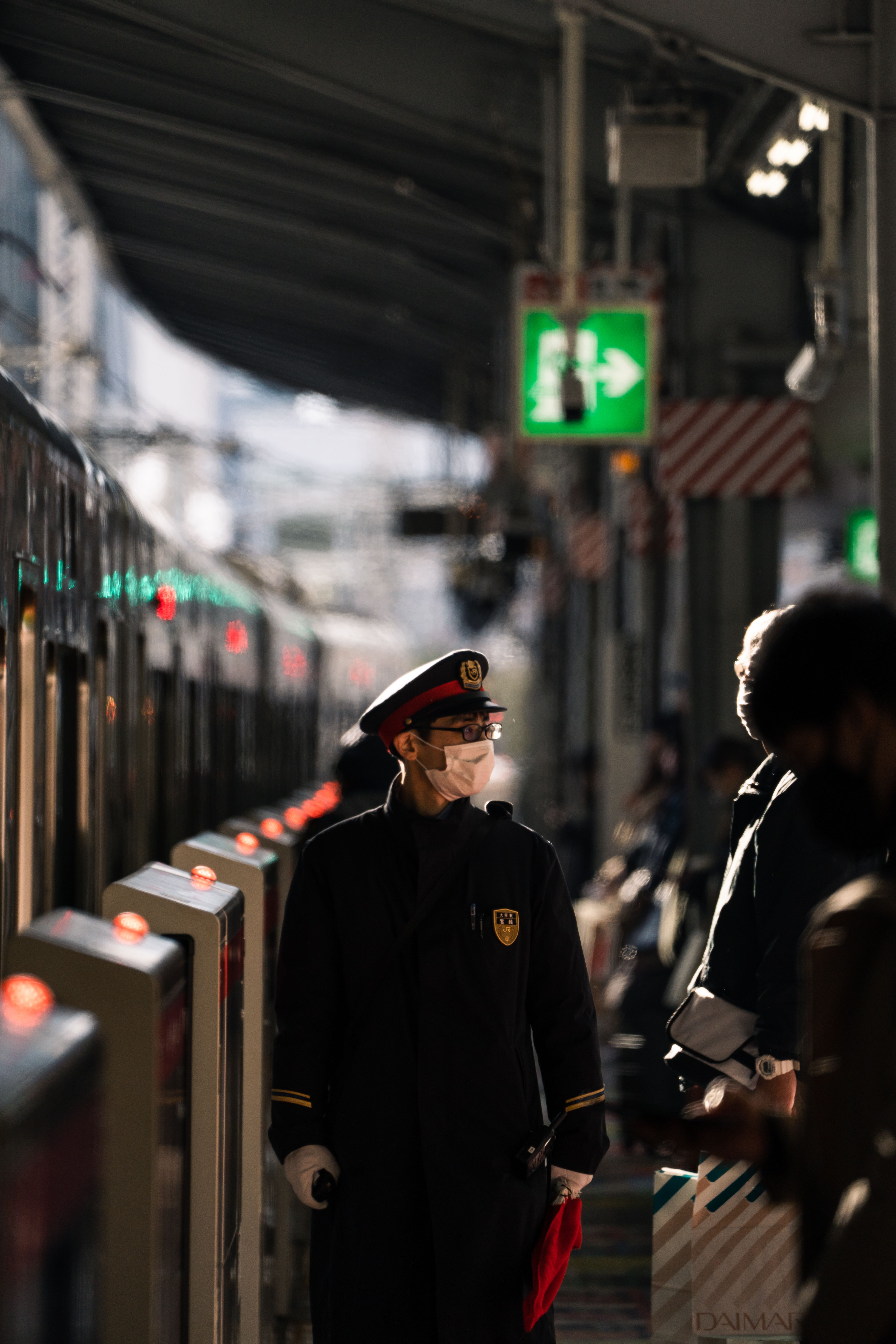 Train Conductor Walking on Platform · Free Stock Photo