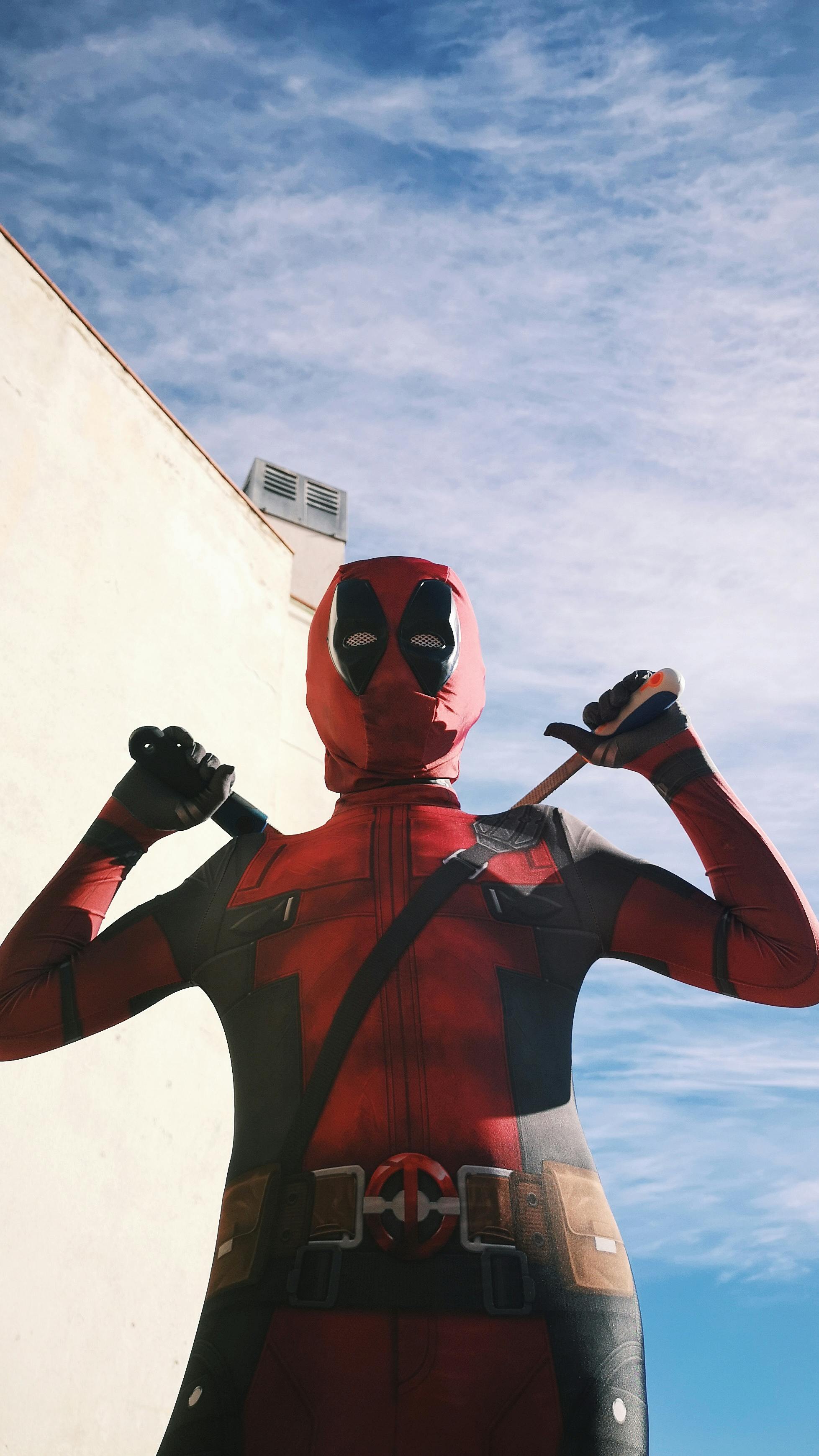 Deadpool Holding Swords · Free Stock Photo