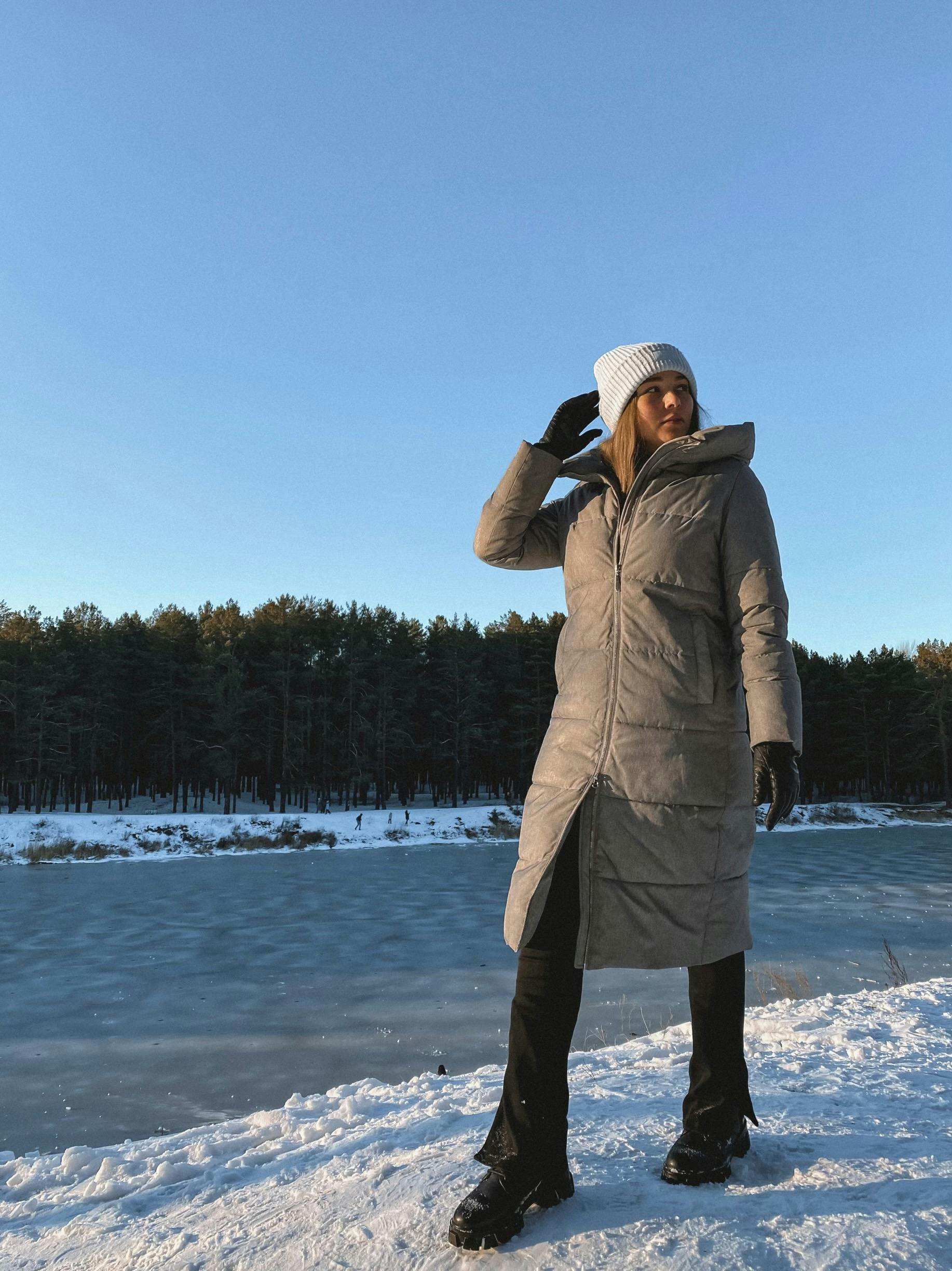 Person in Jacket and Helmet Standing on Snow · Free Stock Photo