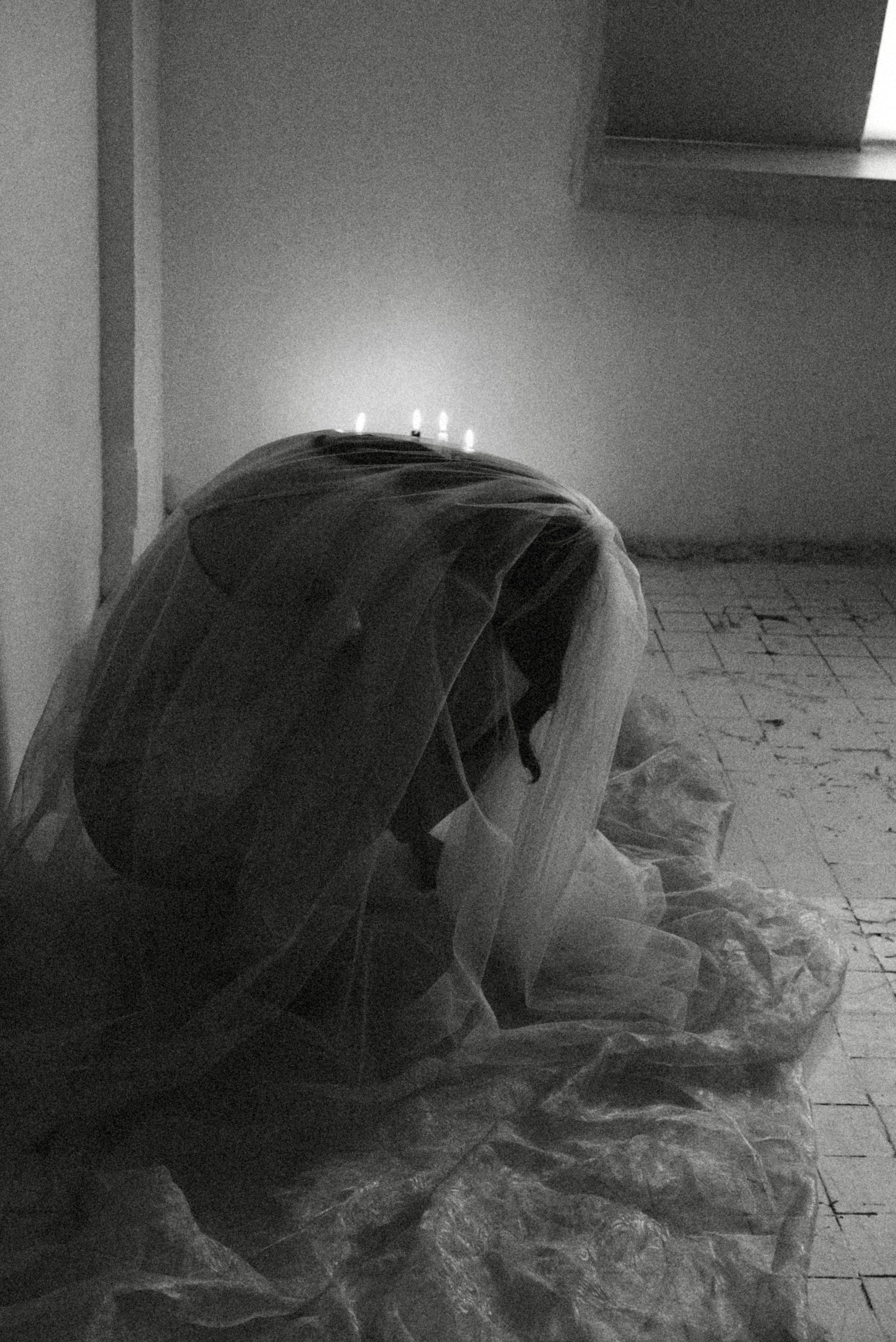 Artistic Photo of Woman Crouching in Room · Free Stock Photo