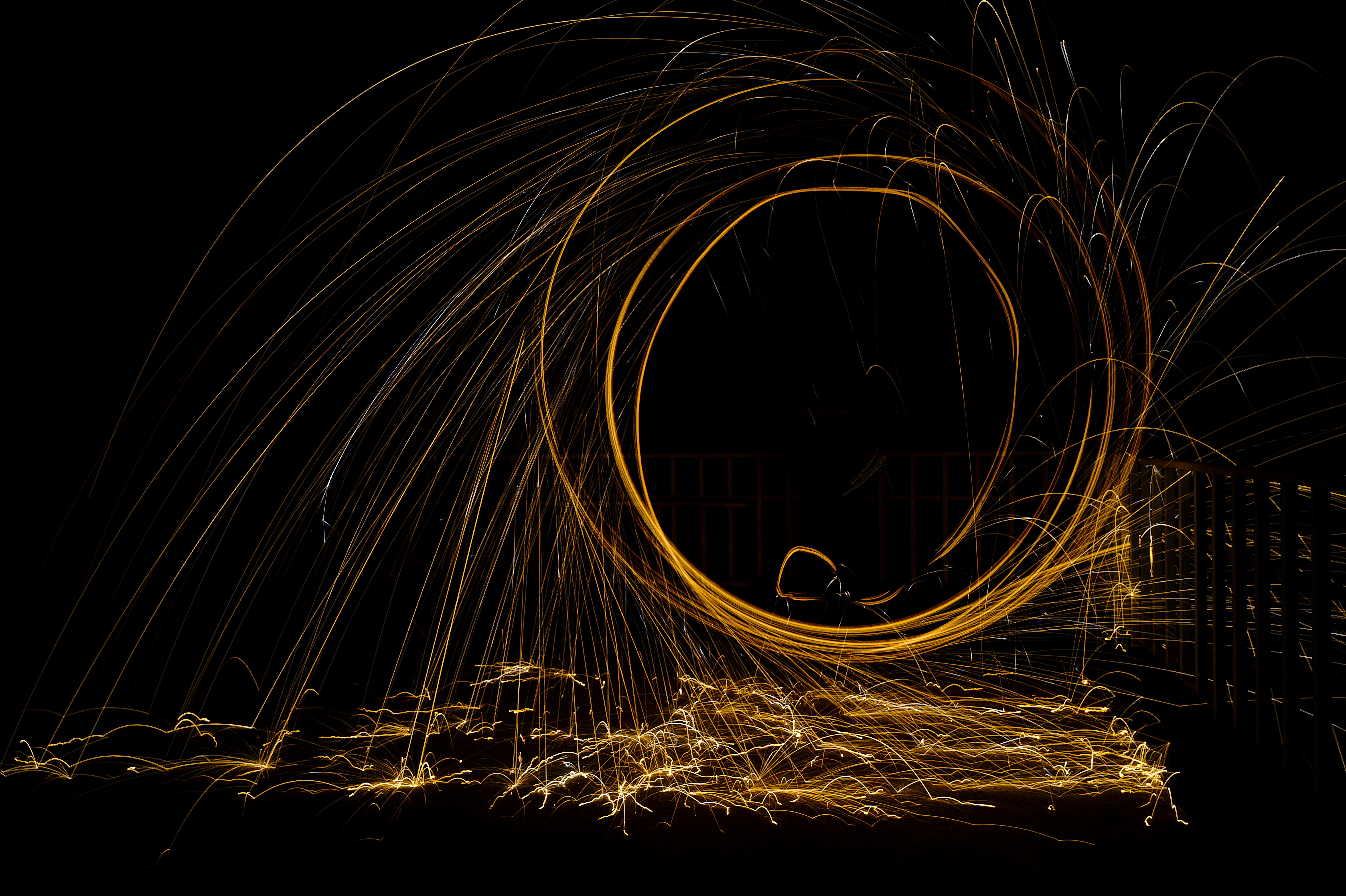 Circle Firework Art · Free Stock Photo
