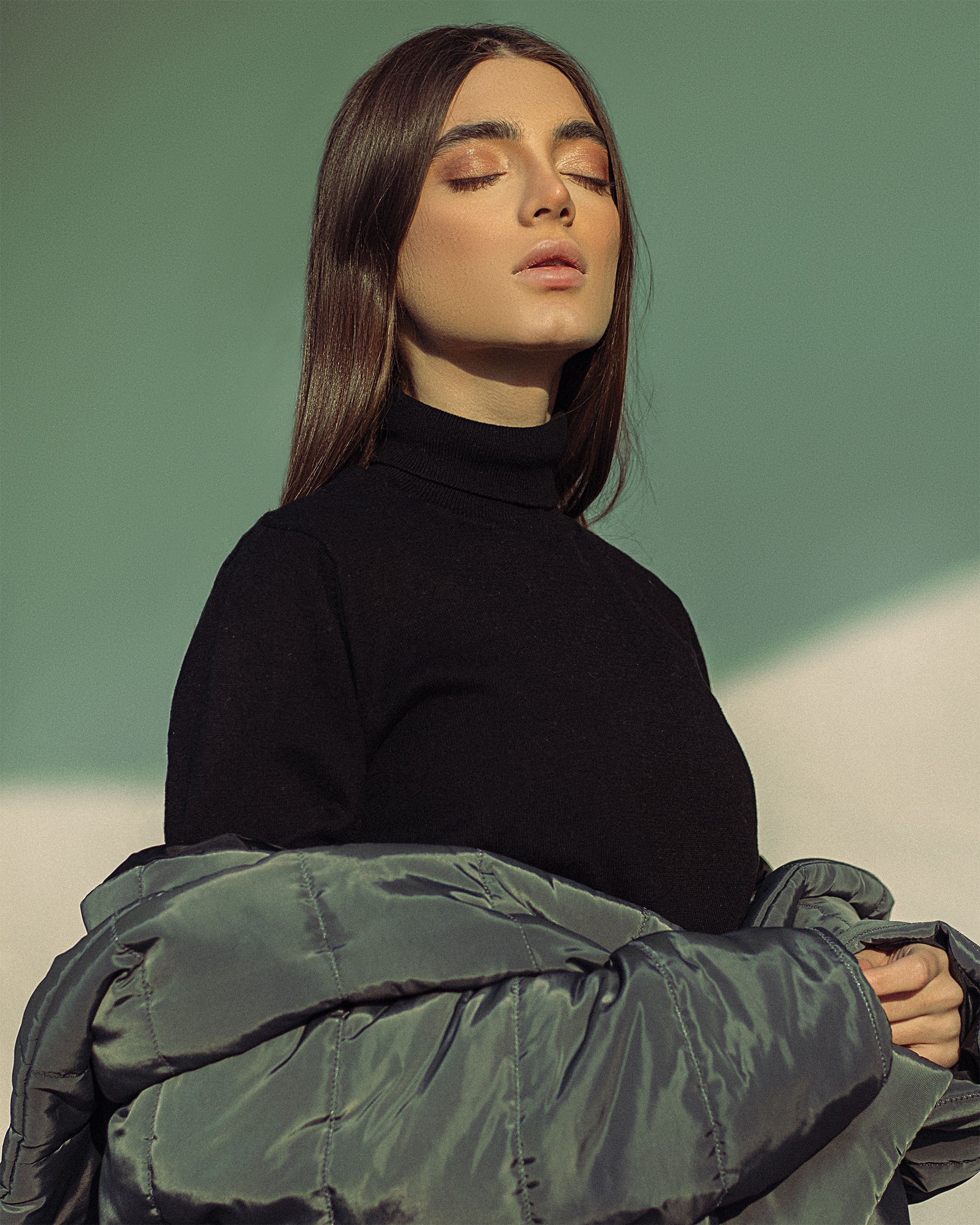 Beautiful Woman with Her Eyes Closed · Free Stock Photo