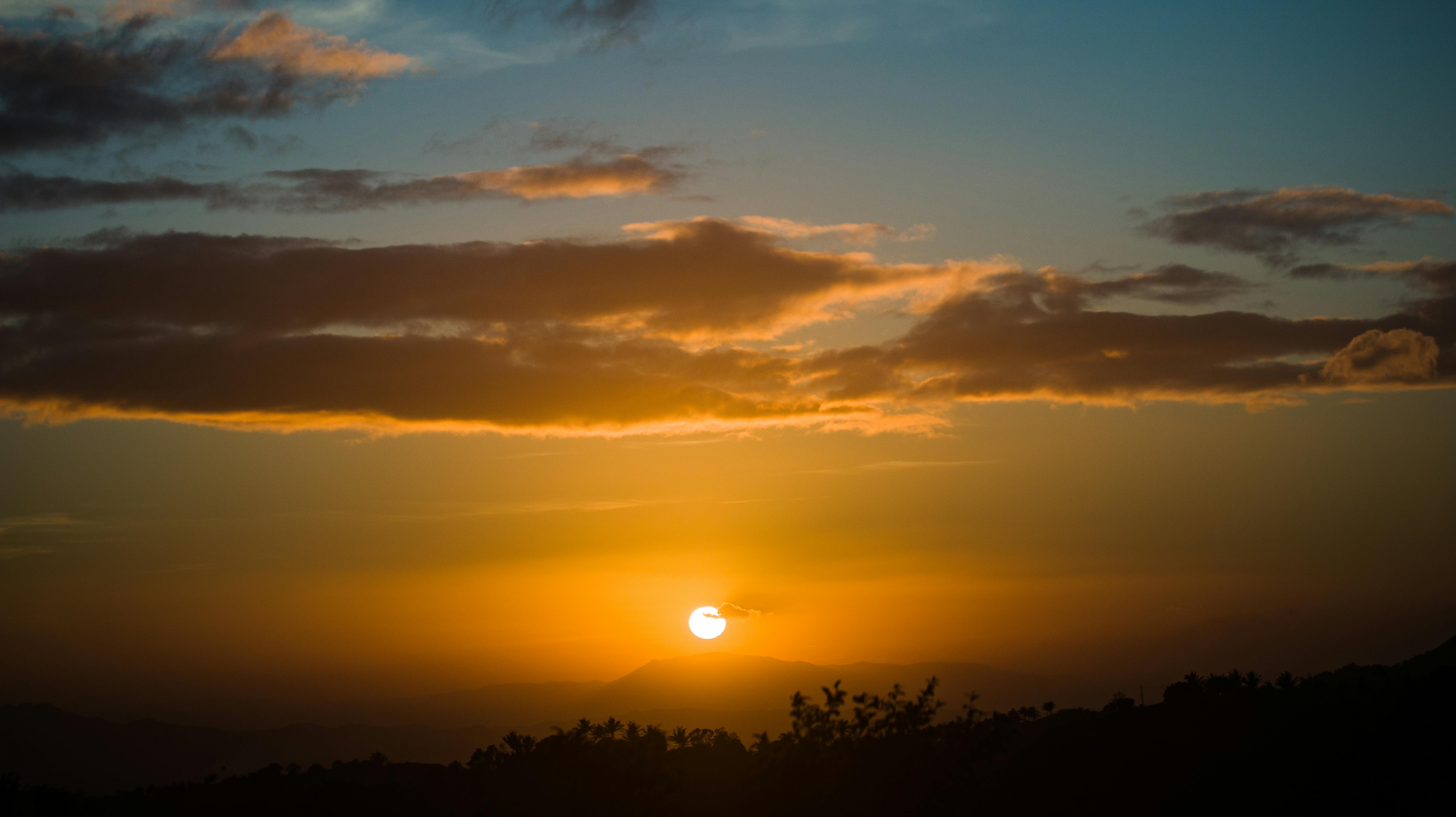 Sunset in Sky · Free Stock Photo