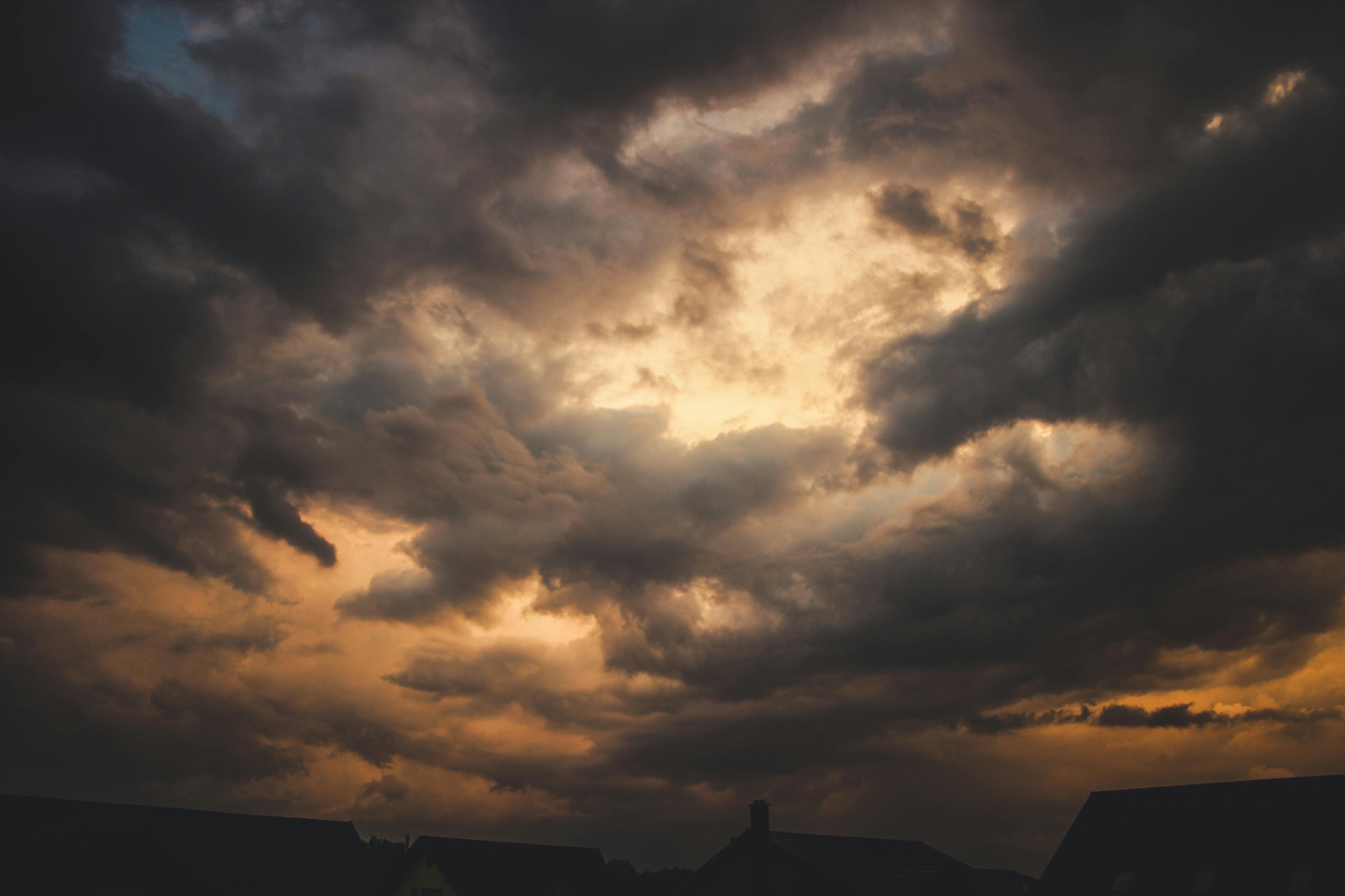 Free stock photo of cloudy sky, Dark Sky, rainy day