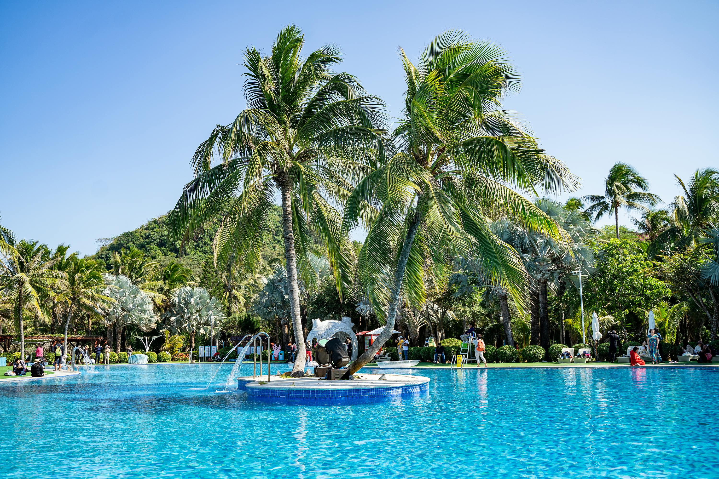 Swimming Pool on Summer Tropical Resort · Free Stock Photo