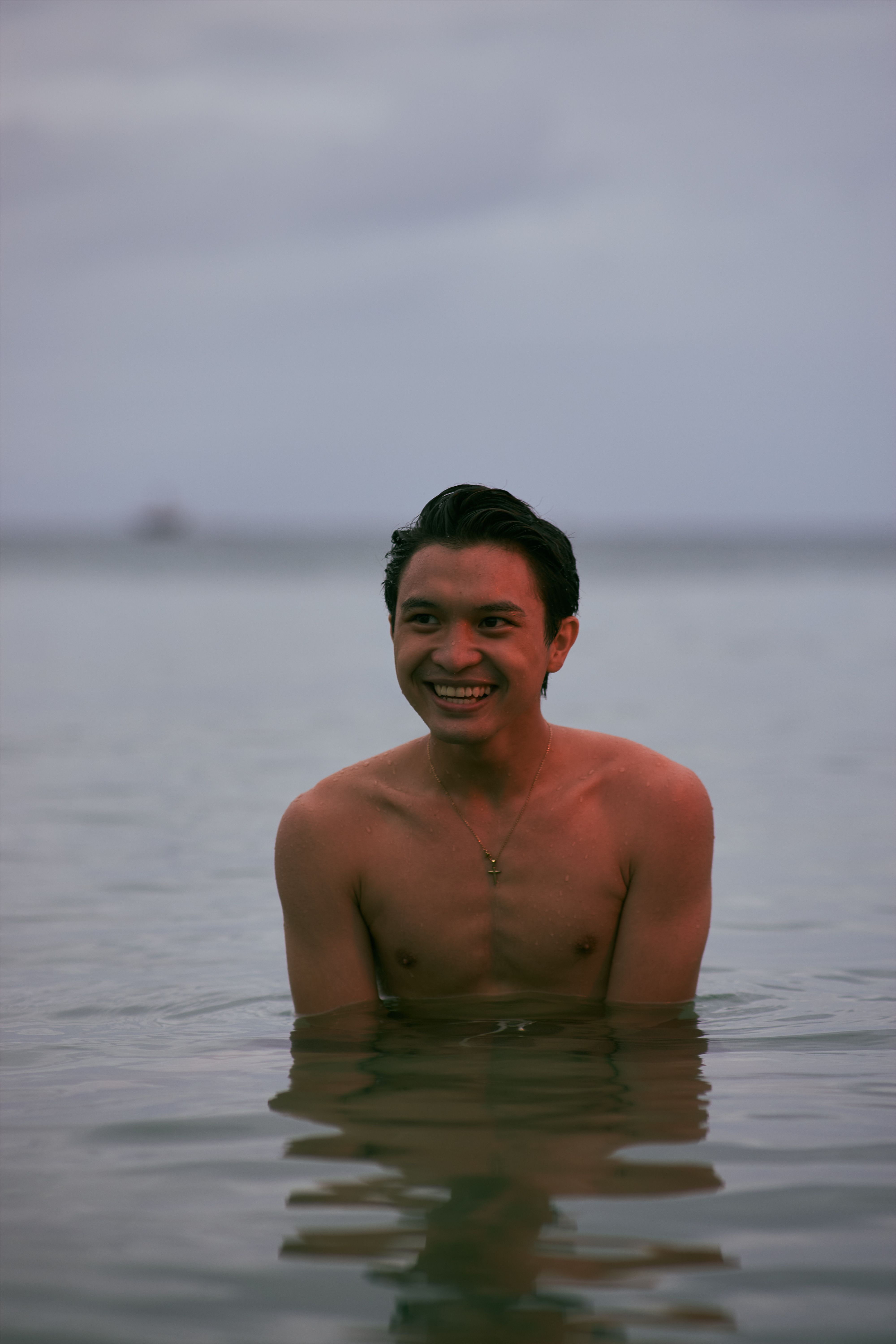 A Happy Man Swimming · Free Stock Photo