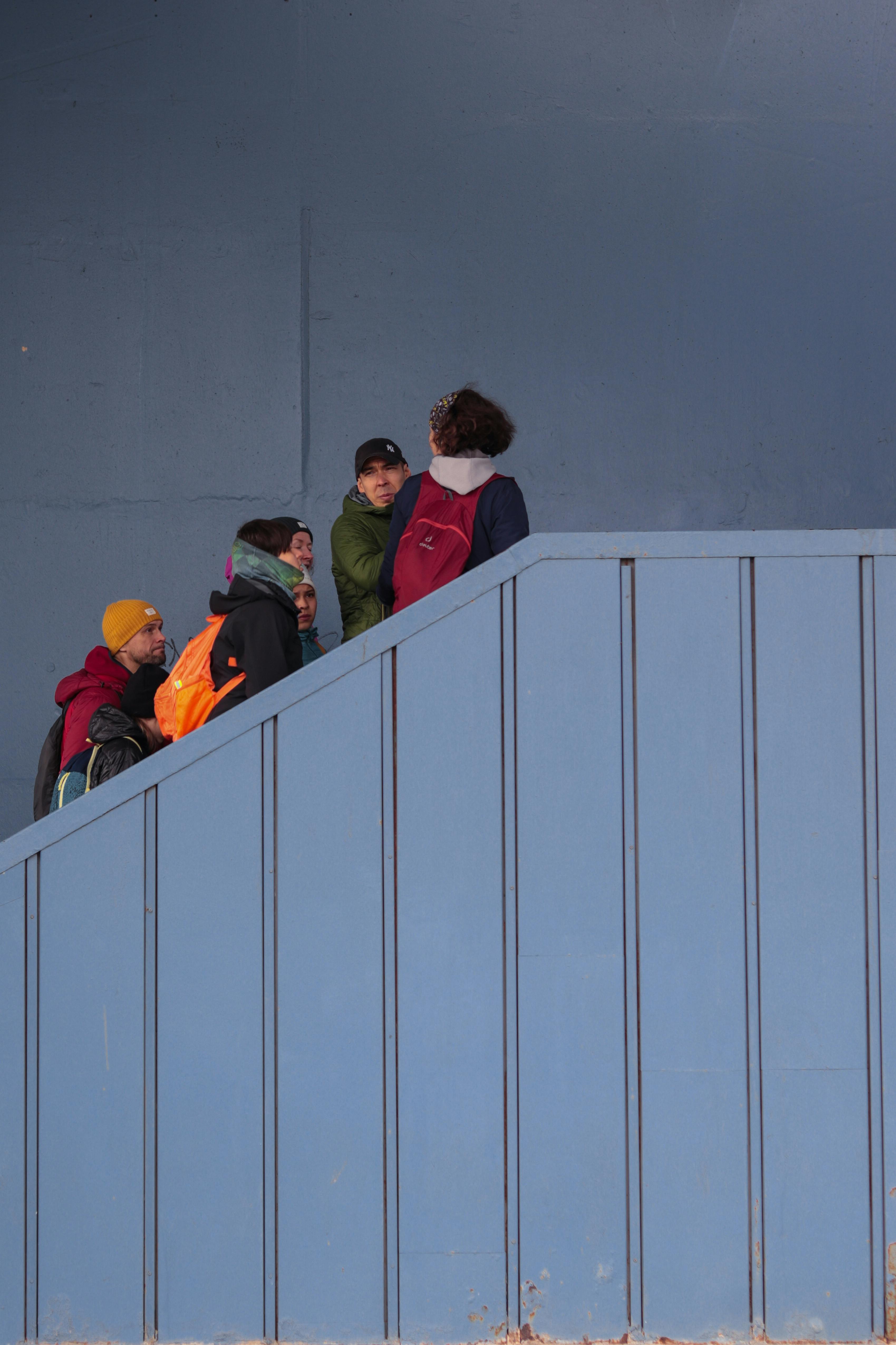 People Walking Upstairs · Free Stock Photo