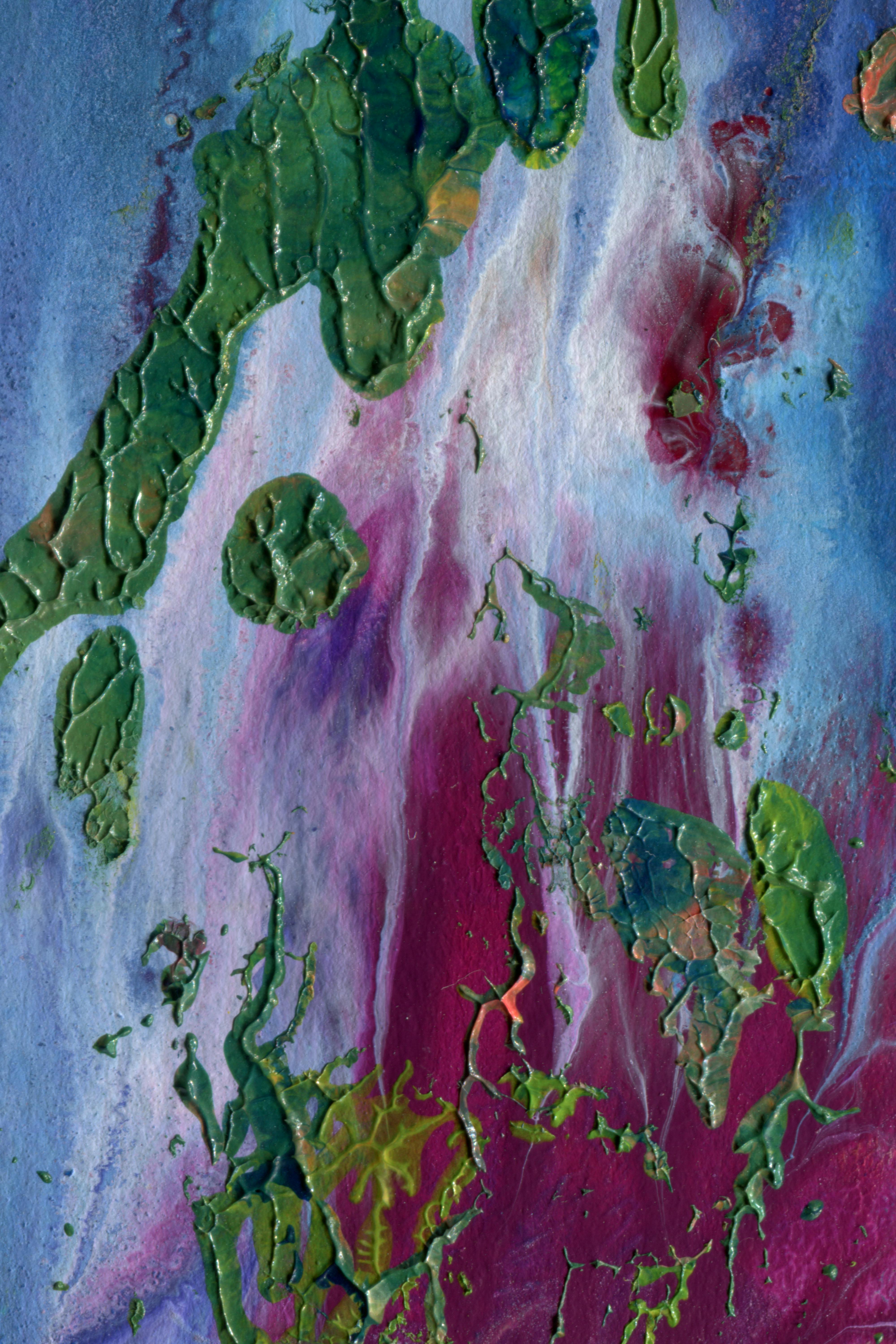 A Multi Colored Abstract Painting · Free Stock Photo