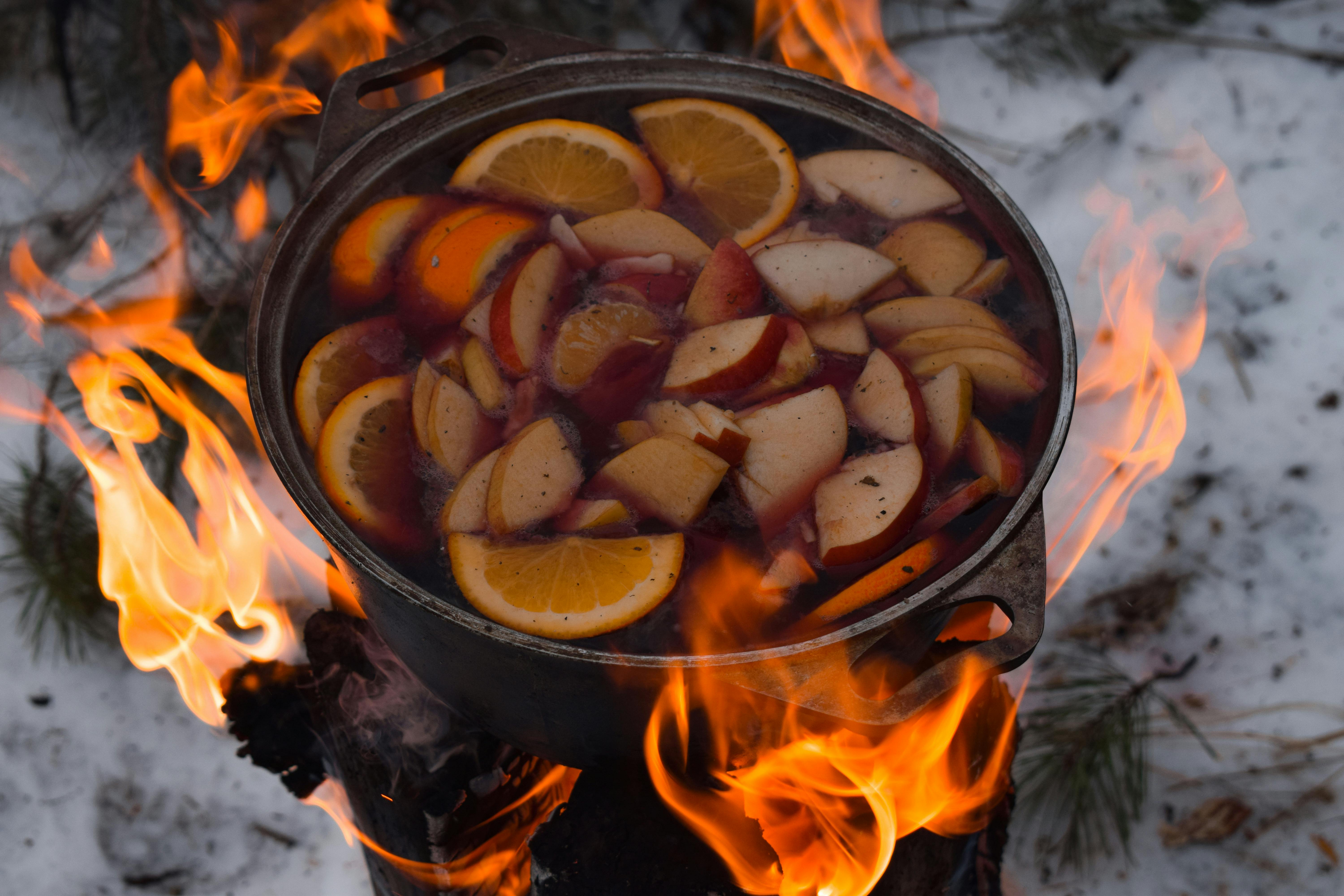 Silver Kettle on Black Metal Frame · Free Stock Photo