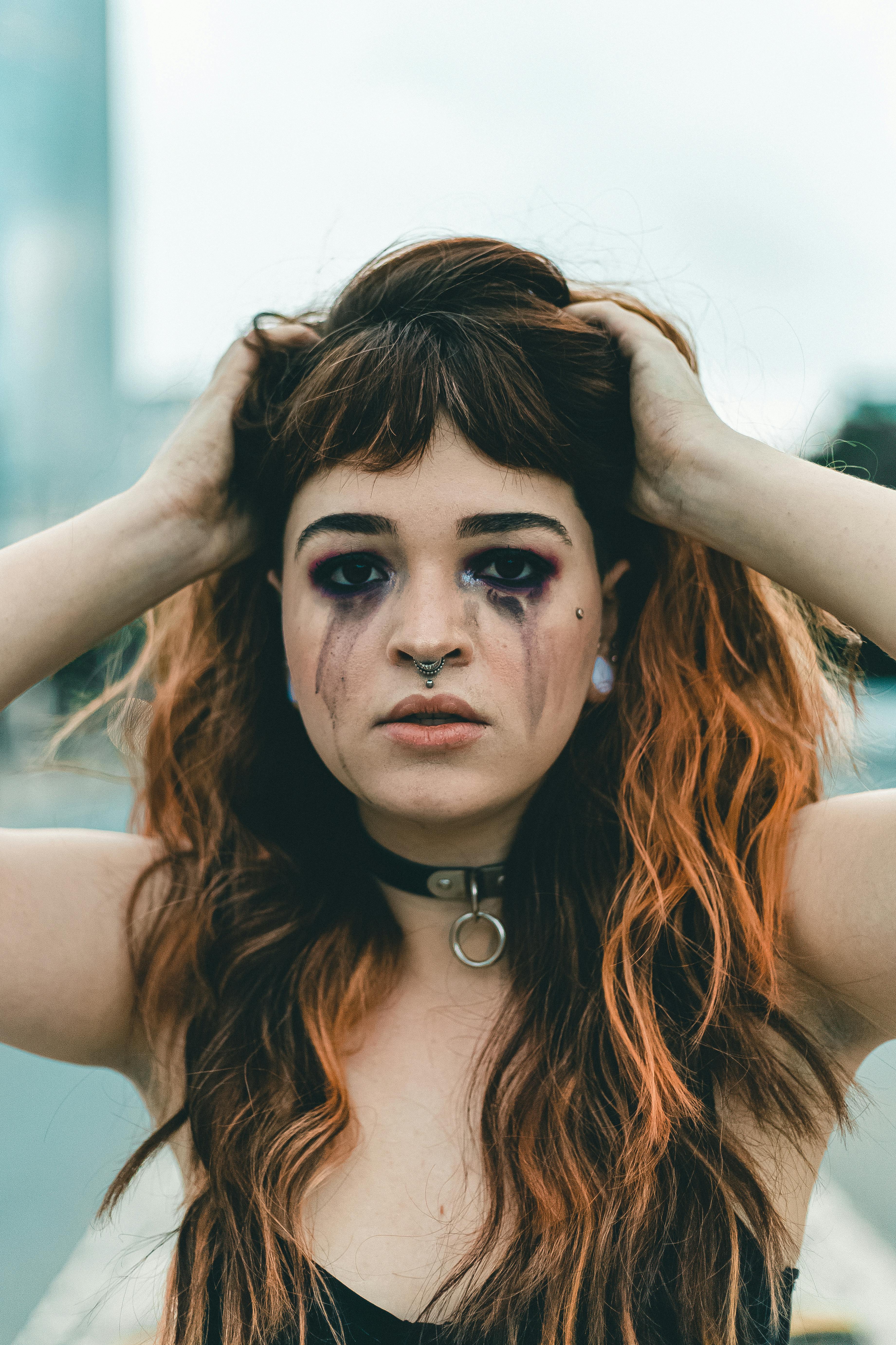 Close-Up Photo of a Distressed Crying Young Woman · Free Stock Photo