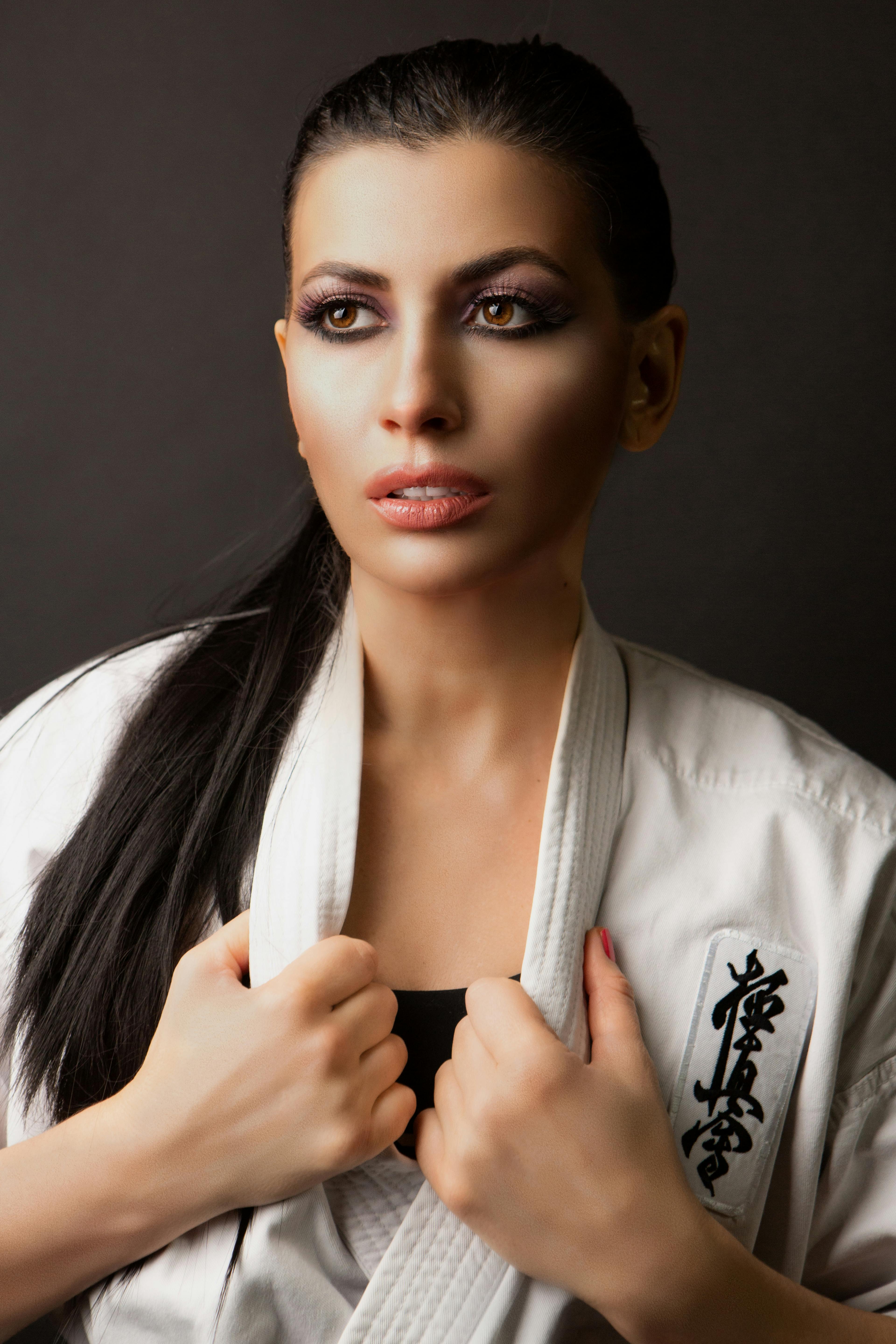Woman in White Judo Uniform · Free Stock Photo