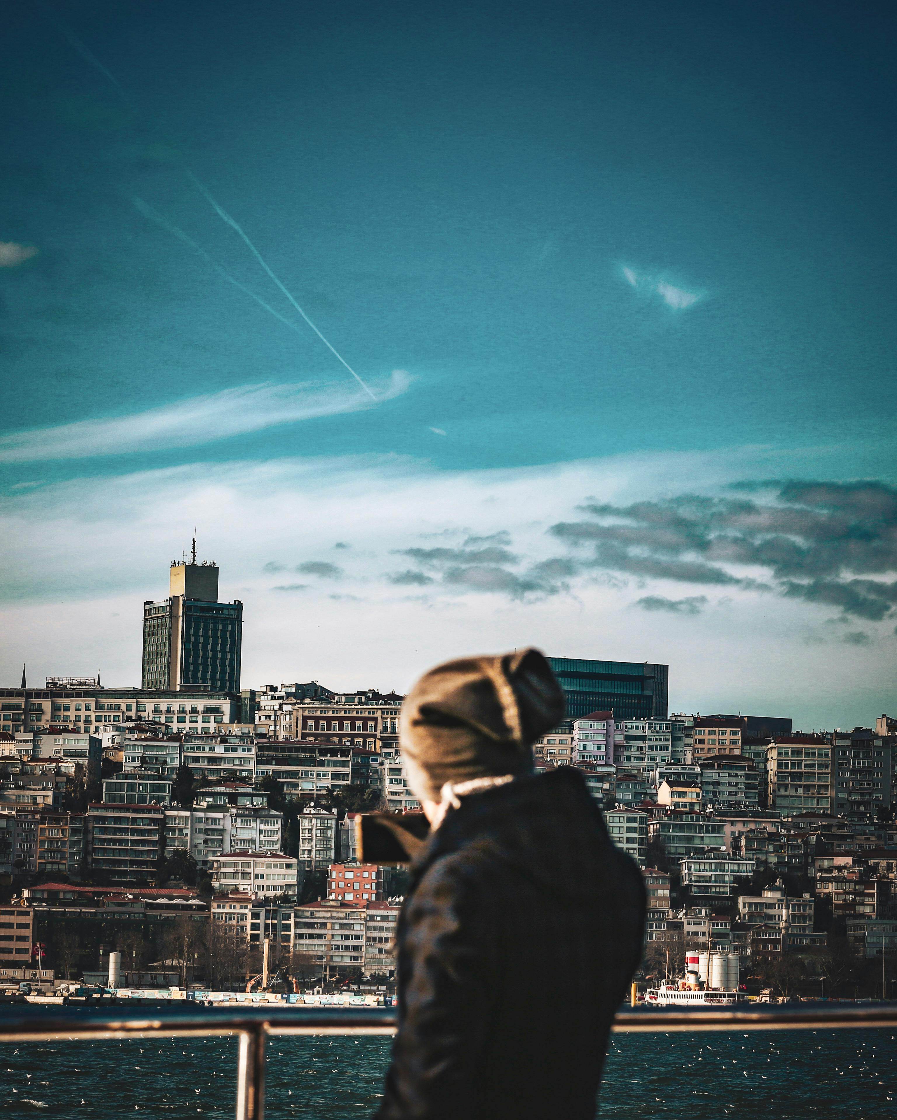 Man Standing on Rooftop · Free Stock Photo