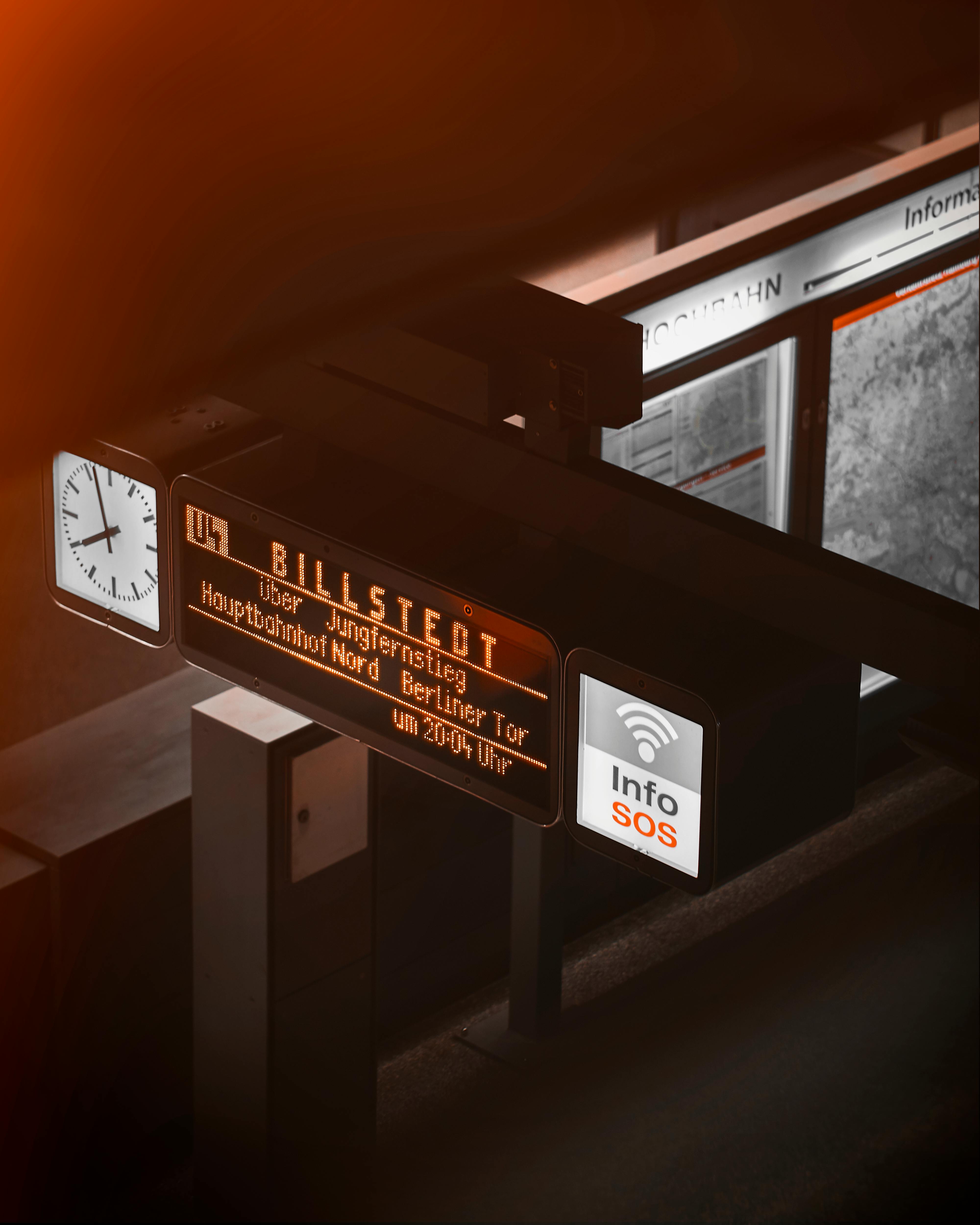 Illuminated Signage · Free Stock Photo