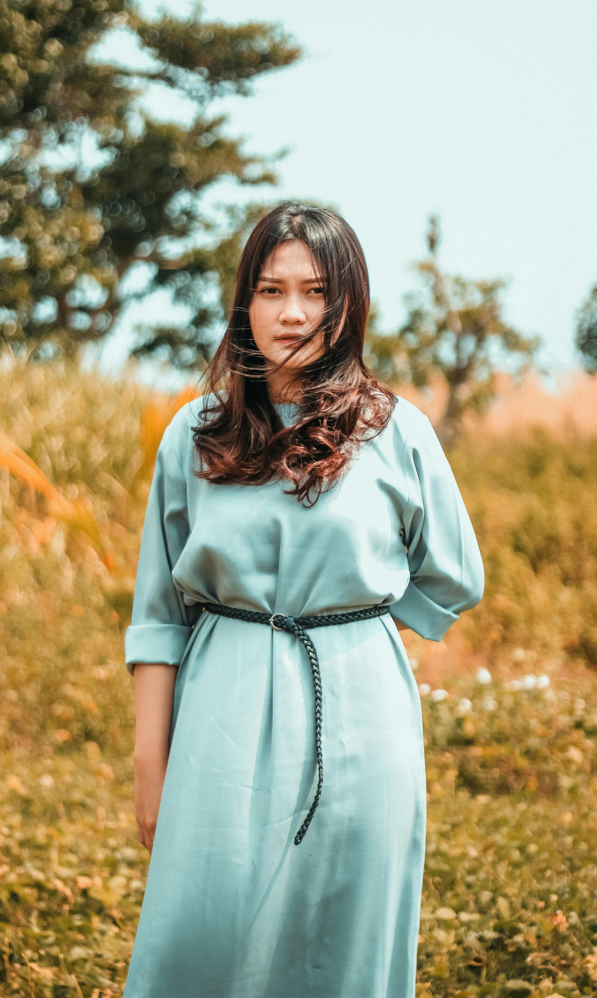 Woman and Girl in Matching Dresses · Free Stock Photo
