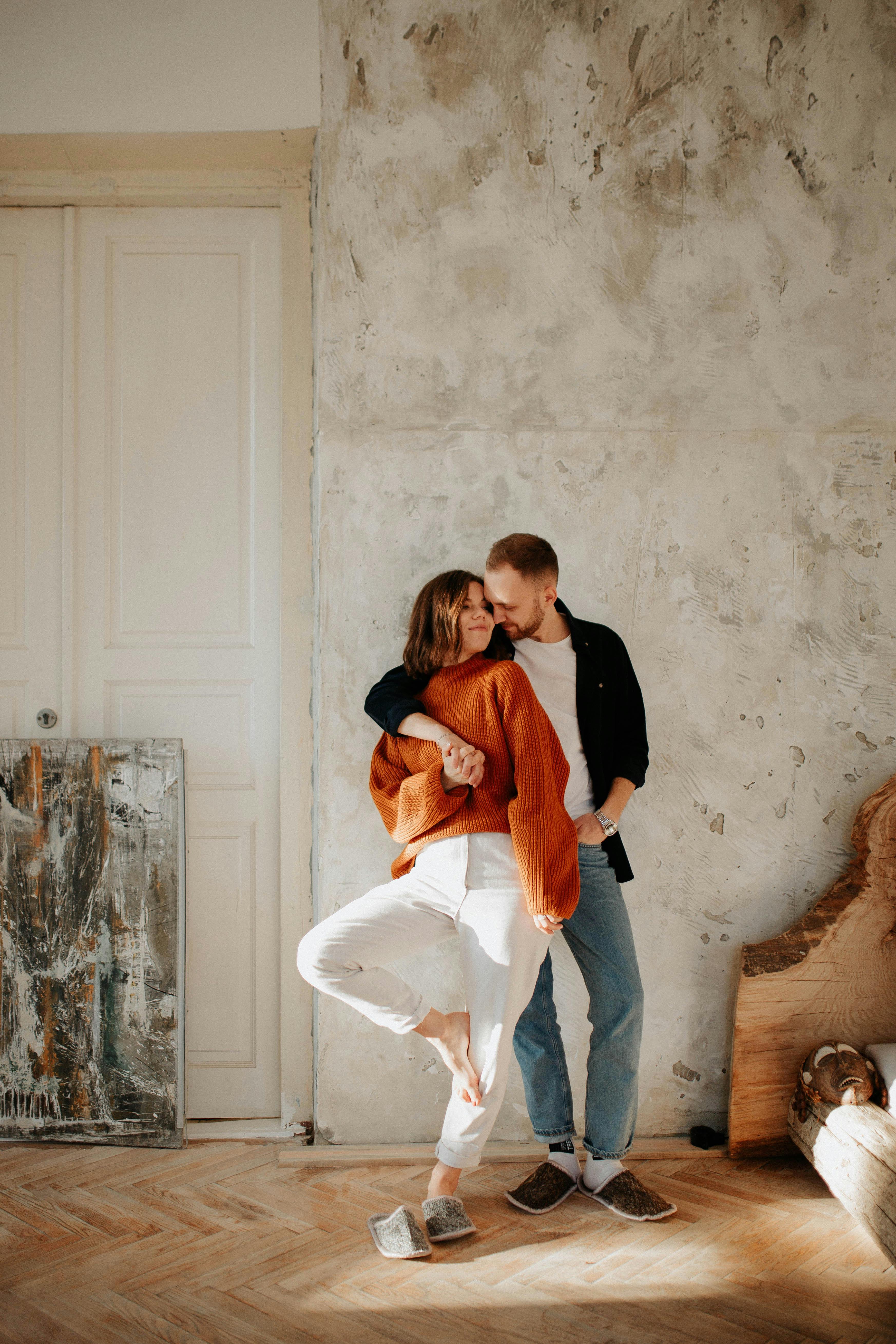 Happy Couple Hugging · Free Stock Photo