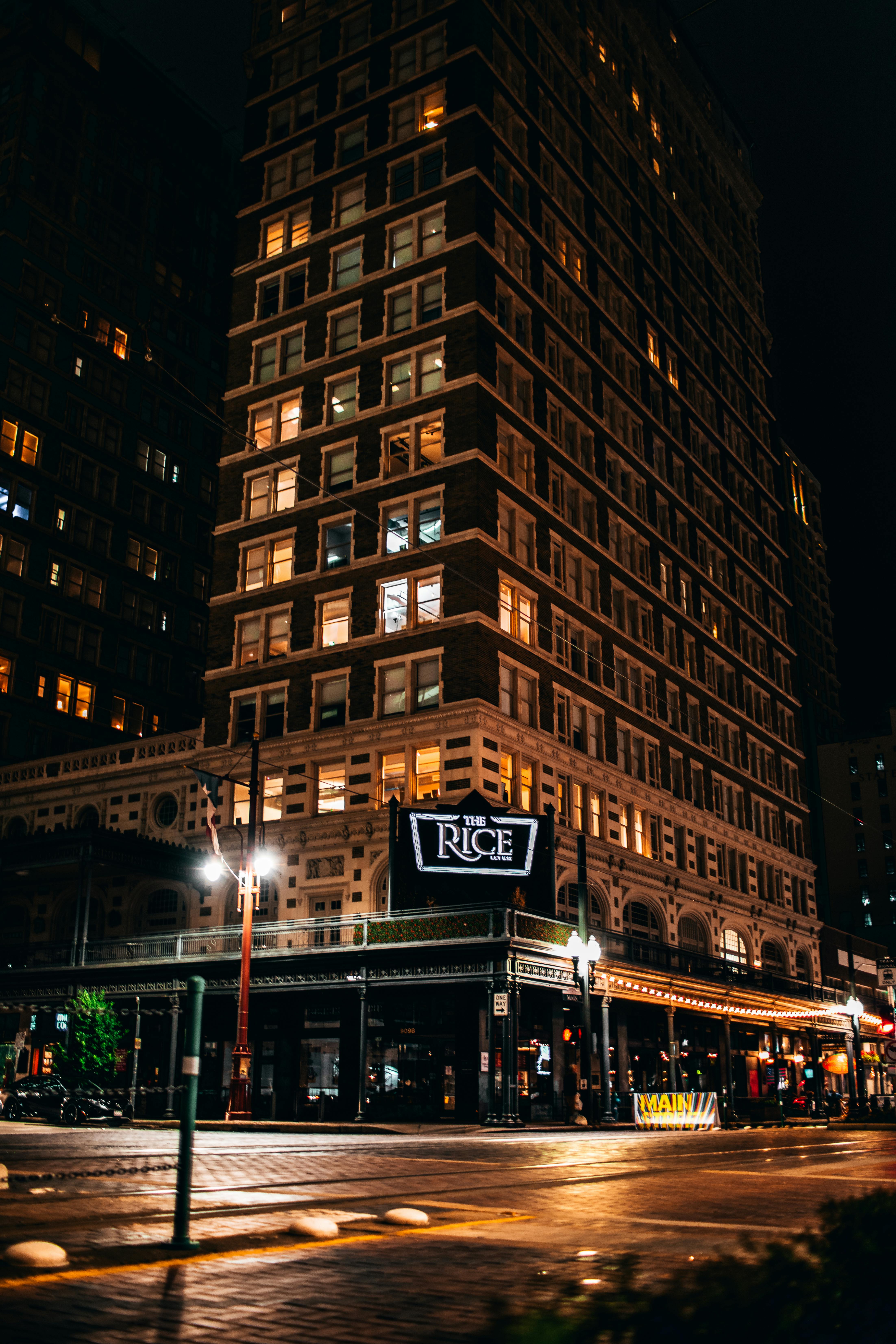 Buildings in the City During Night Time · Free Stock Photo