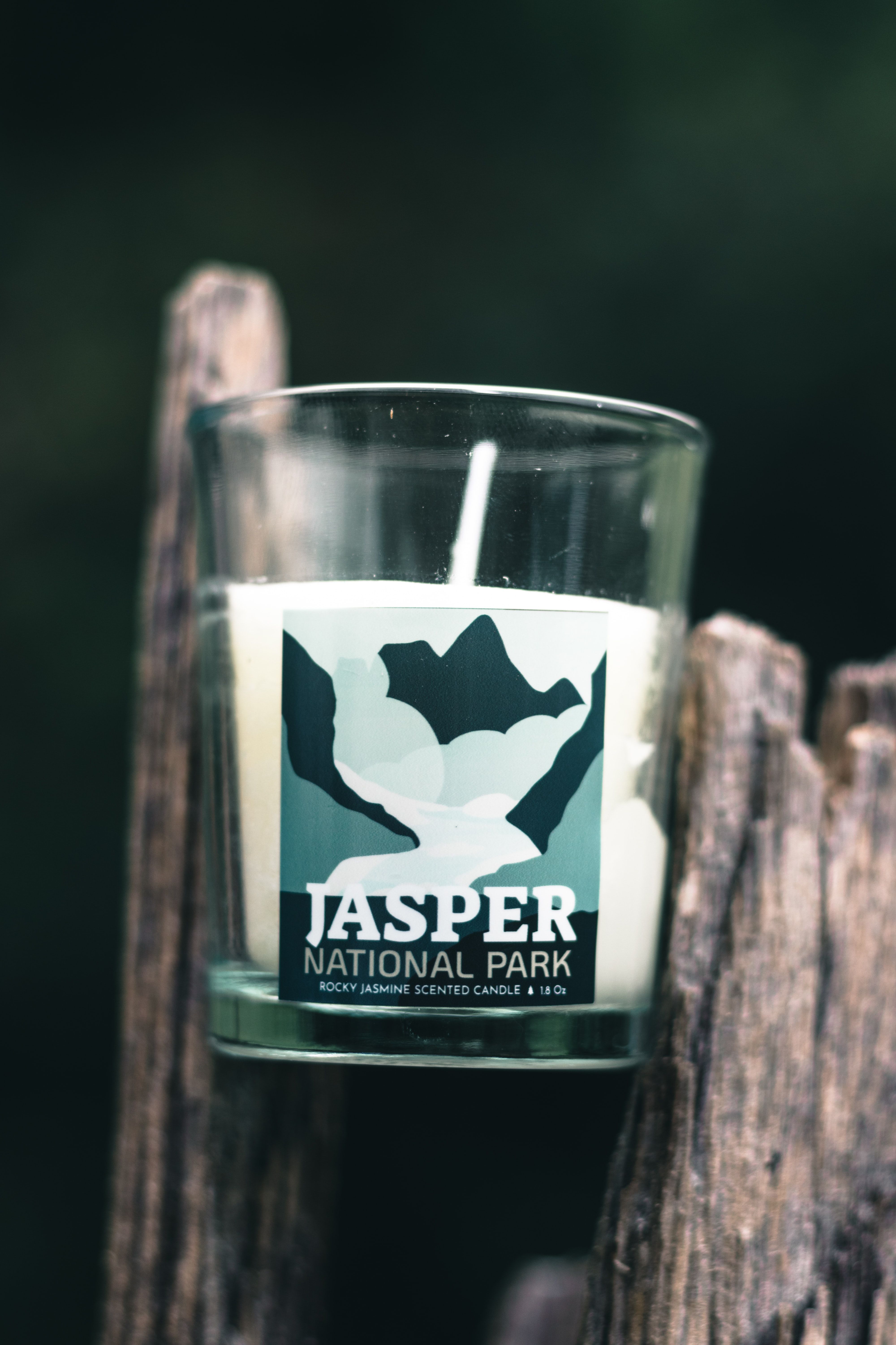 White Candle in Clear Glass · Free Stock Photo