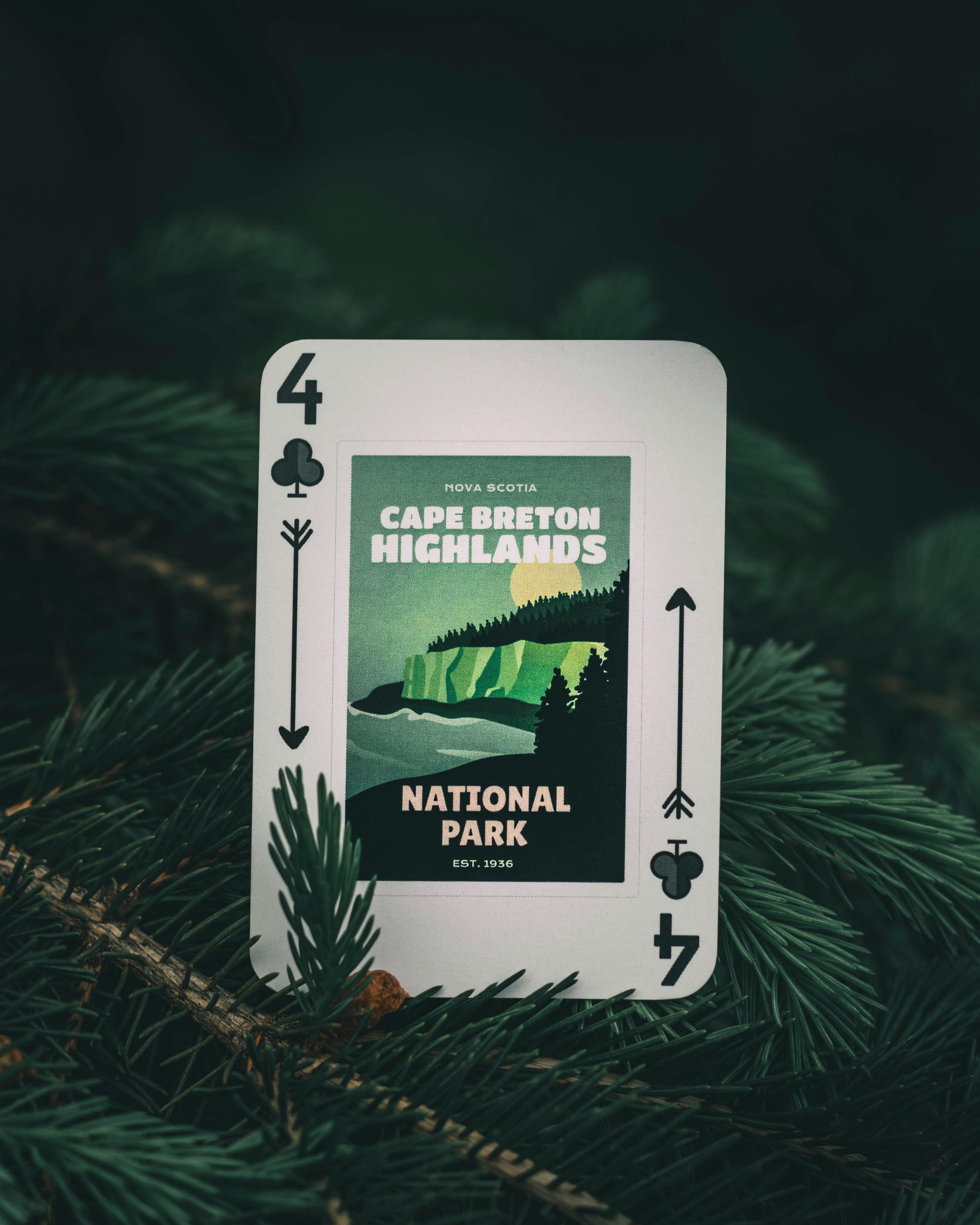 Playing Card in a Forest · Free Stock Photo