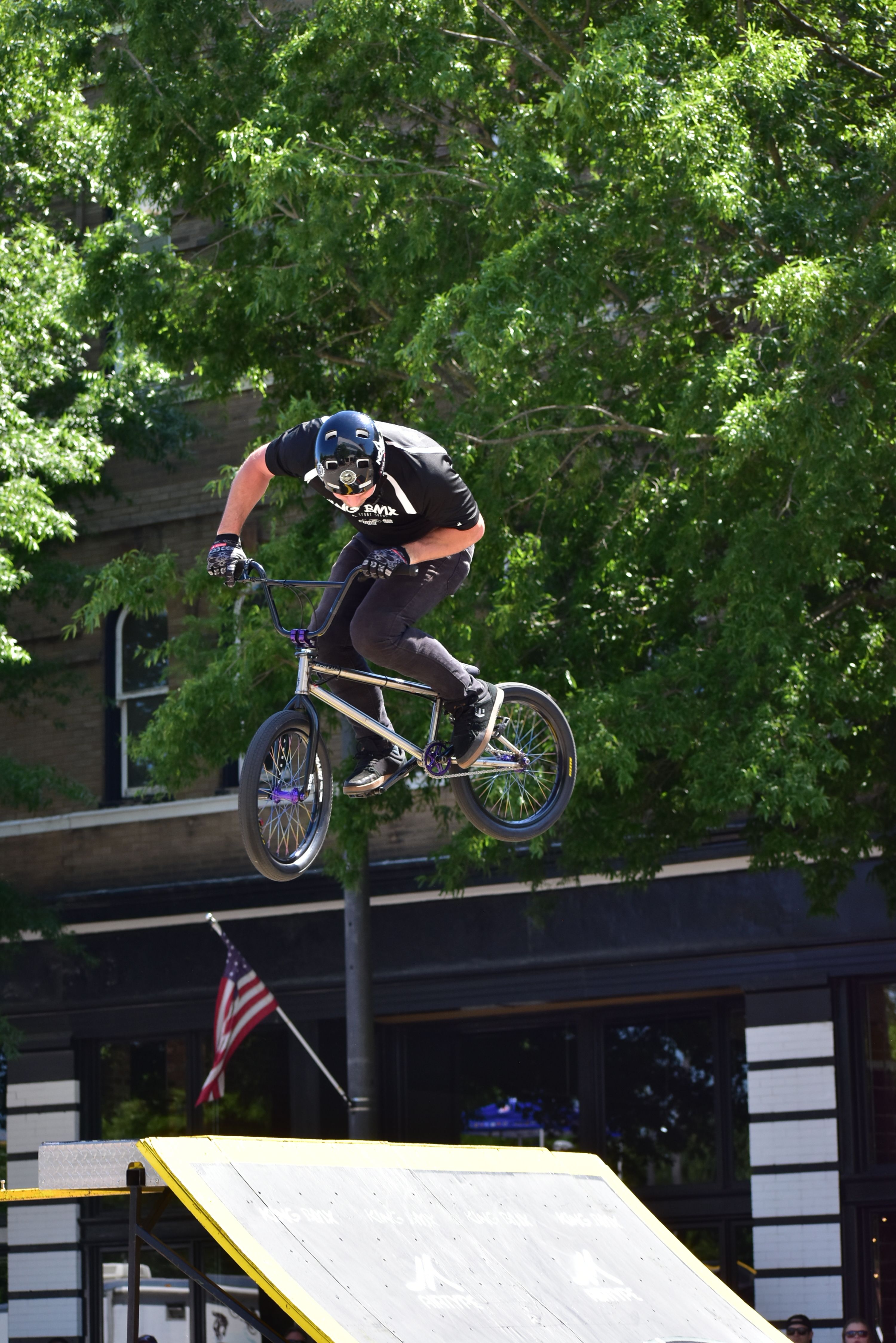 Man Doing A Jump On A Bicycle · Free Stock Photo
