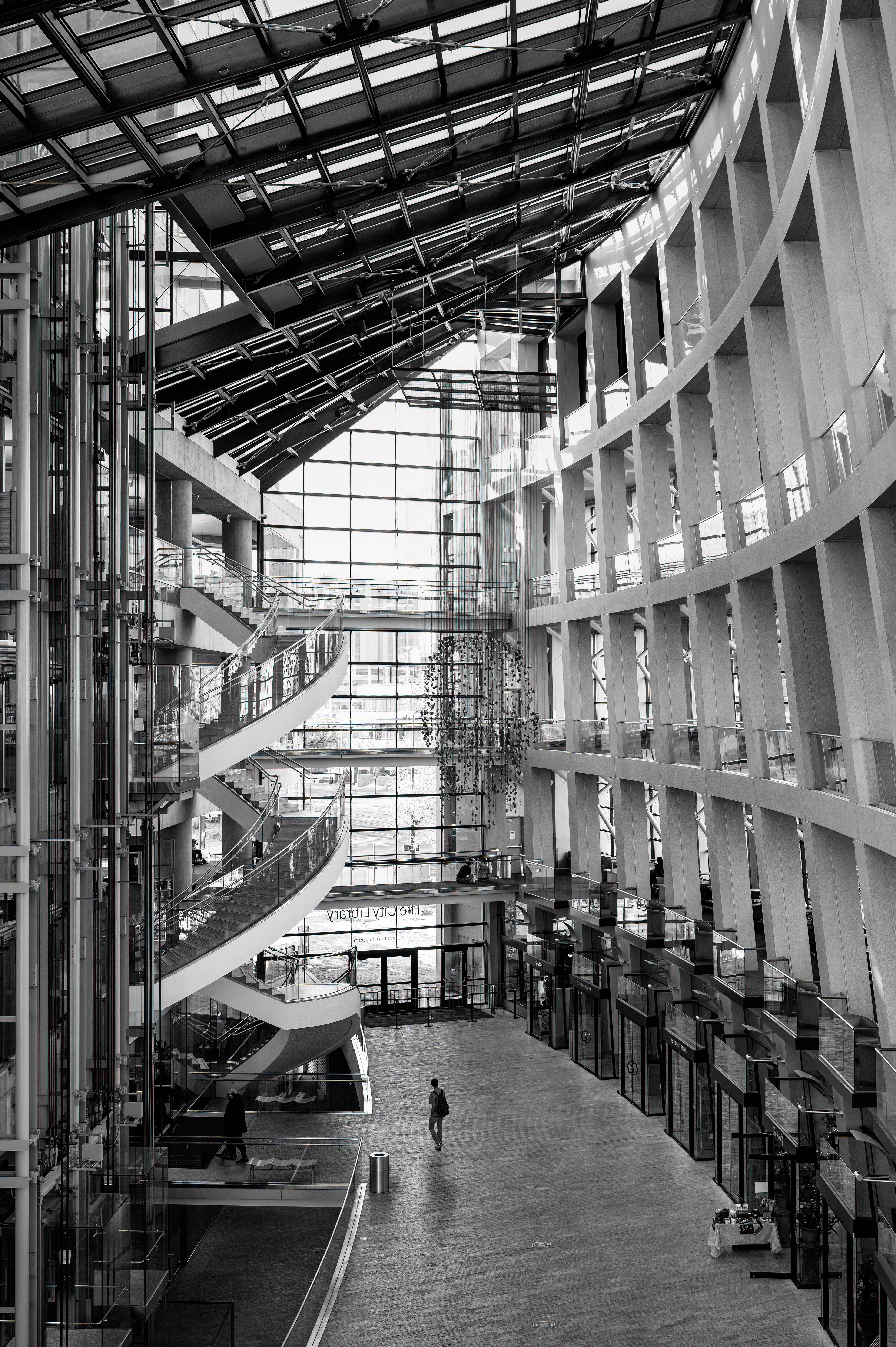 Multilevel Atrium of Building · Free Stock Photo