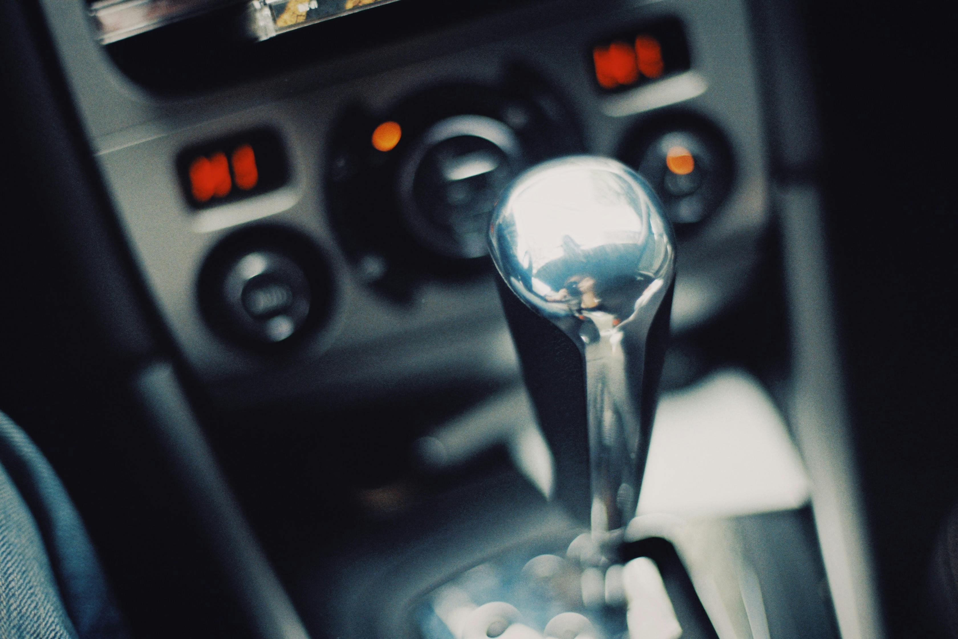 Black and Silver Gear Shift Lever · Free Stock Photo